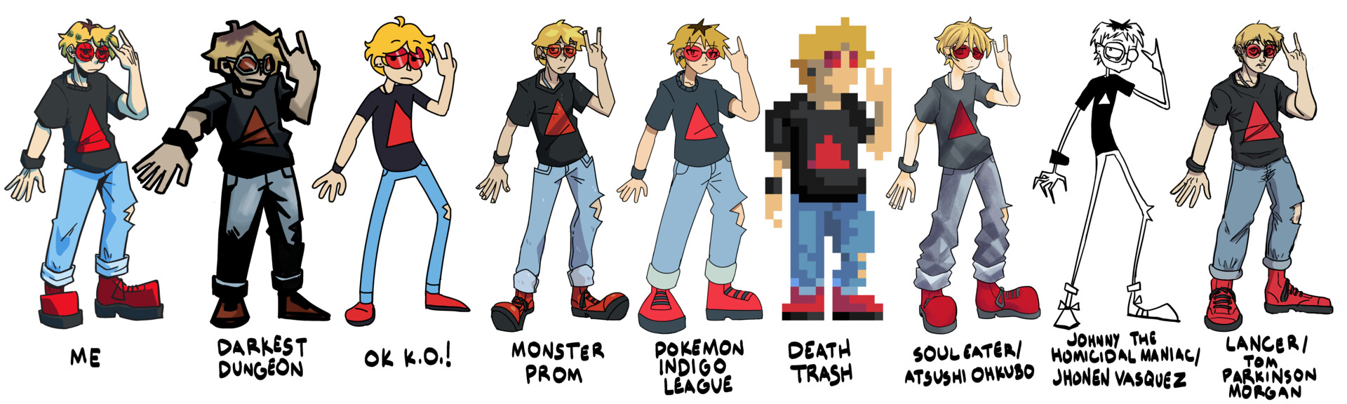 ArtStation - 1 Character 9 Styles (2022)