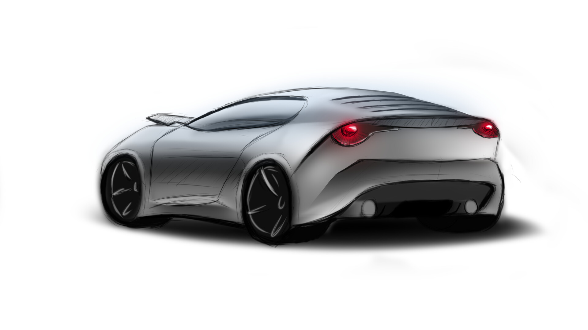 ArtStation - Sports Coupe Sketch