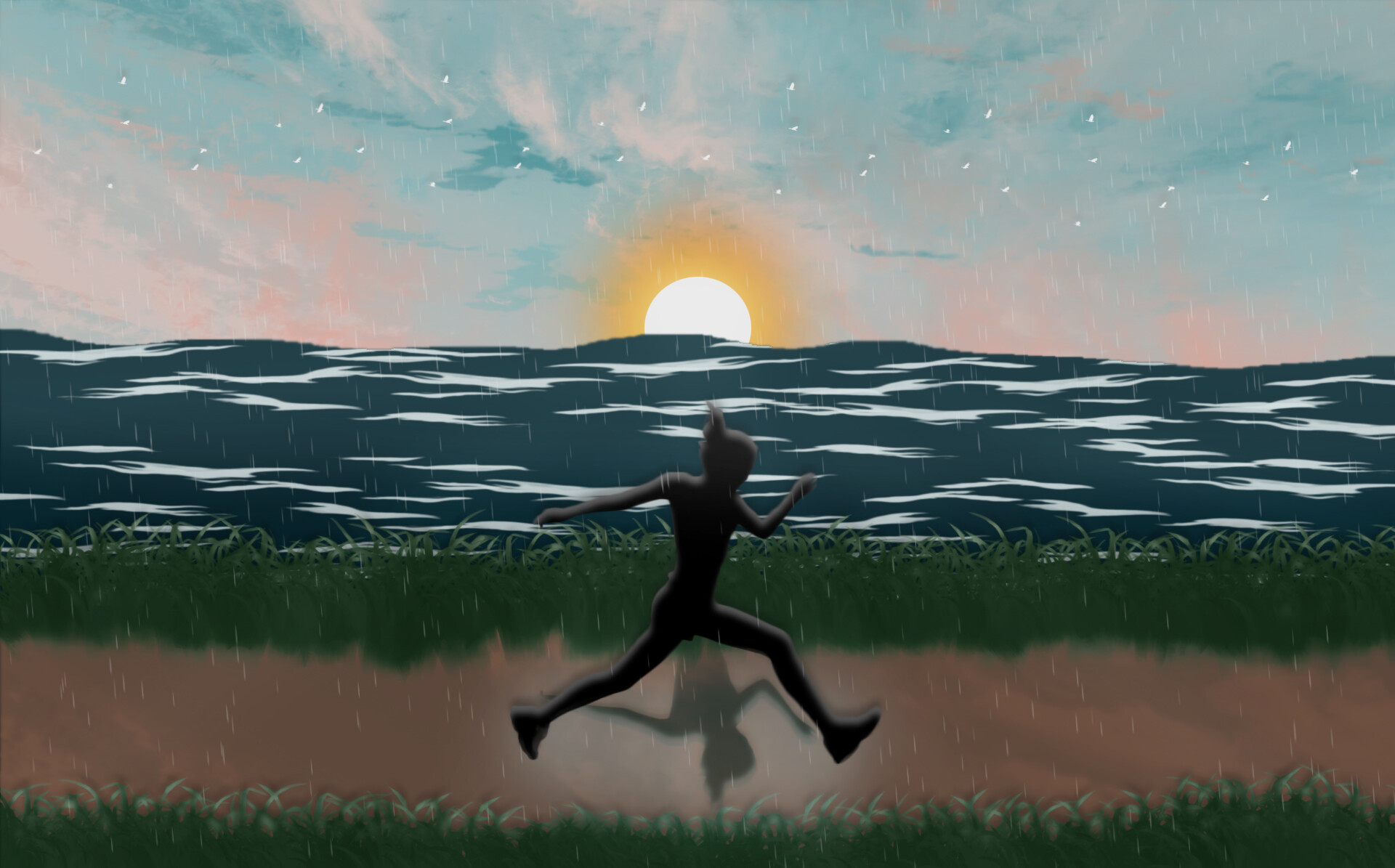 ArtStation - Running Calms Me Down