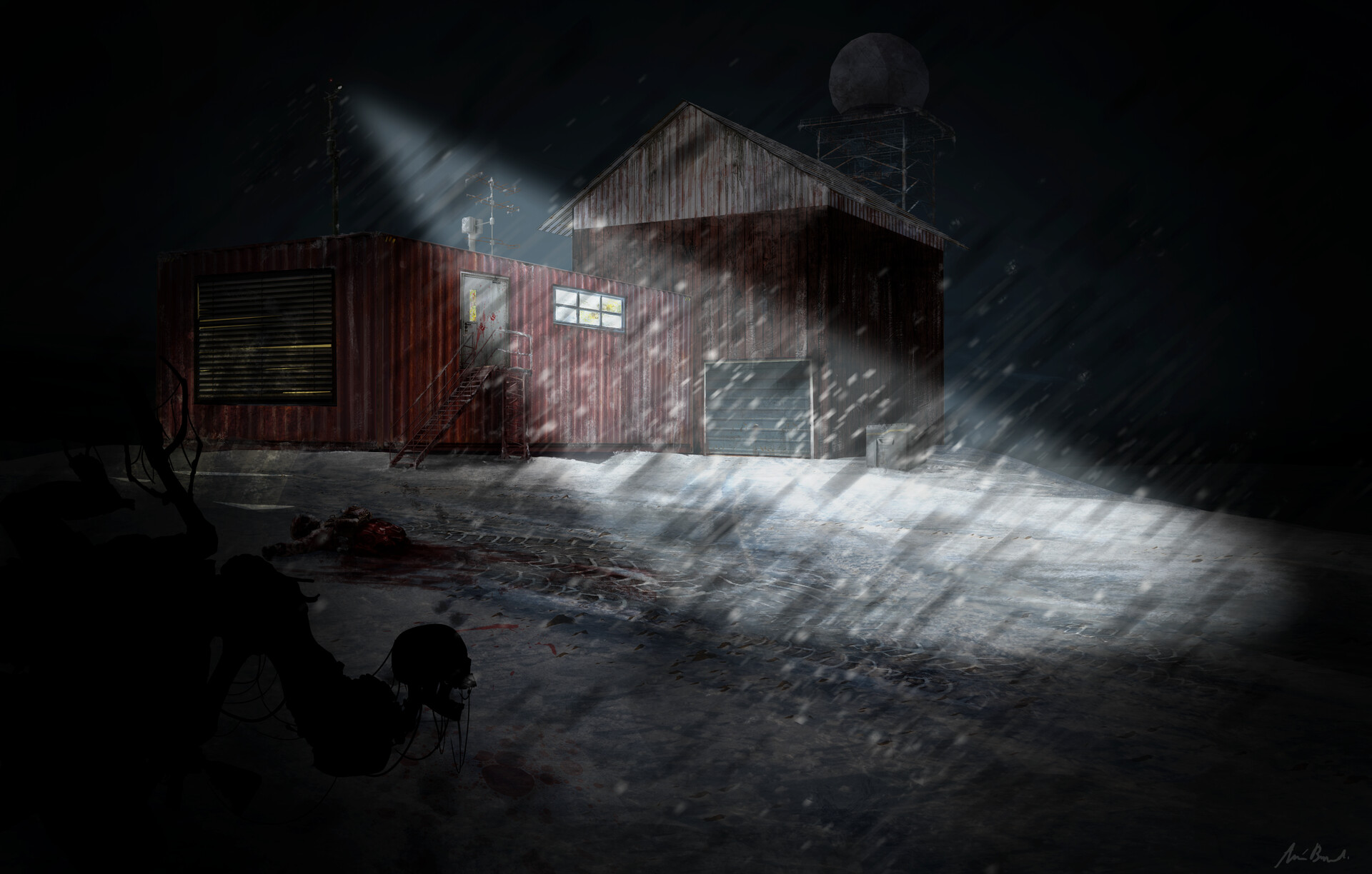 ArtStation - Sierra Outpost 3: Containment Breach