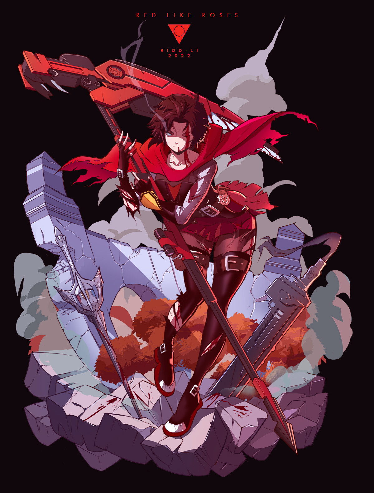 ArtStation - Red Like Roses