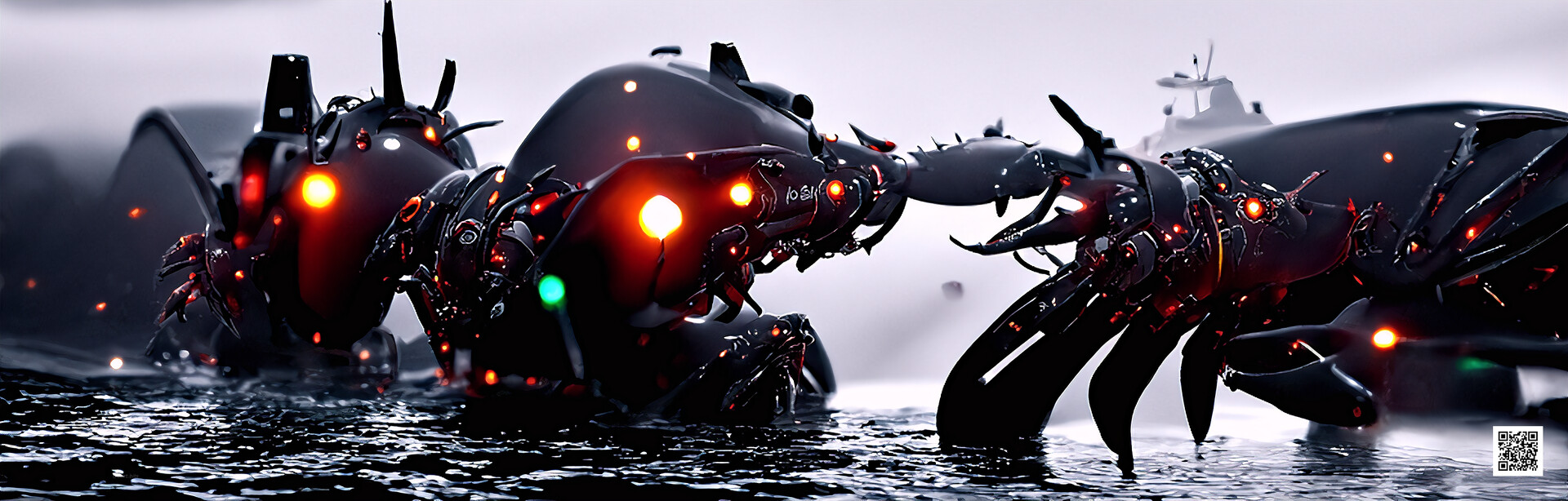 ArtStation - Robotic Laser Lobsters Submarine Hunting