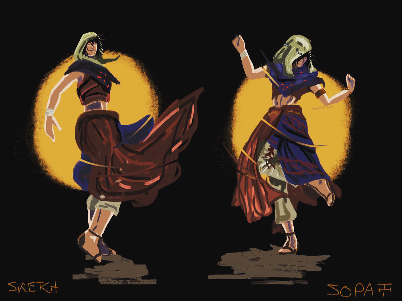 ArtStation - Little boy dancing