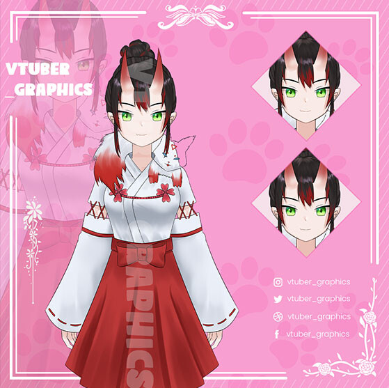 ArtStation - An exclusice Vtuber Character