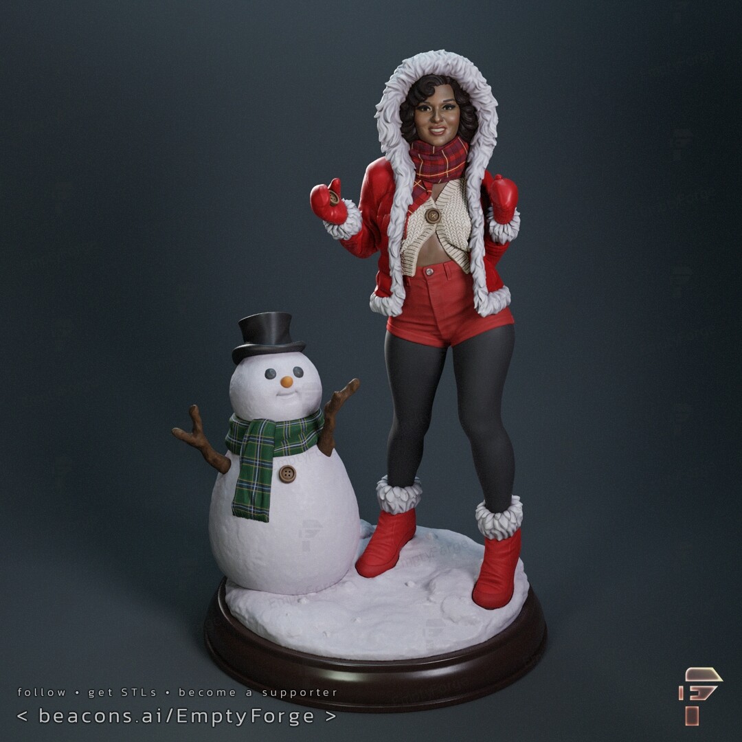 ArtStation - A Real Snowman Needs Buttons!