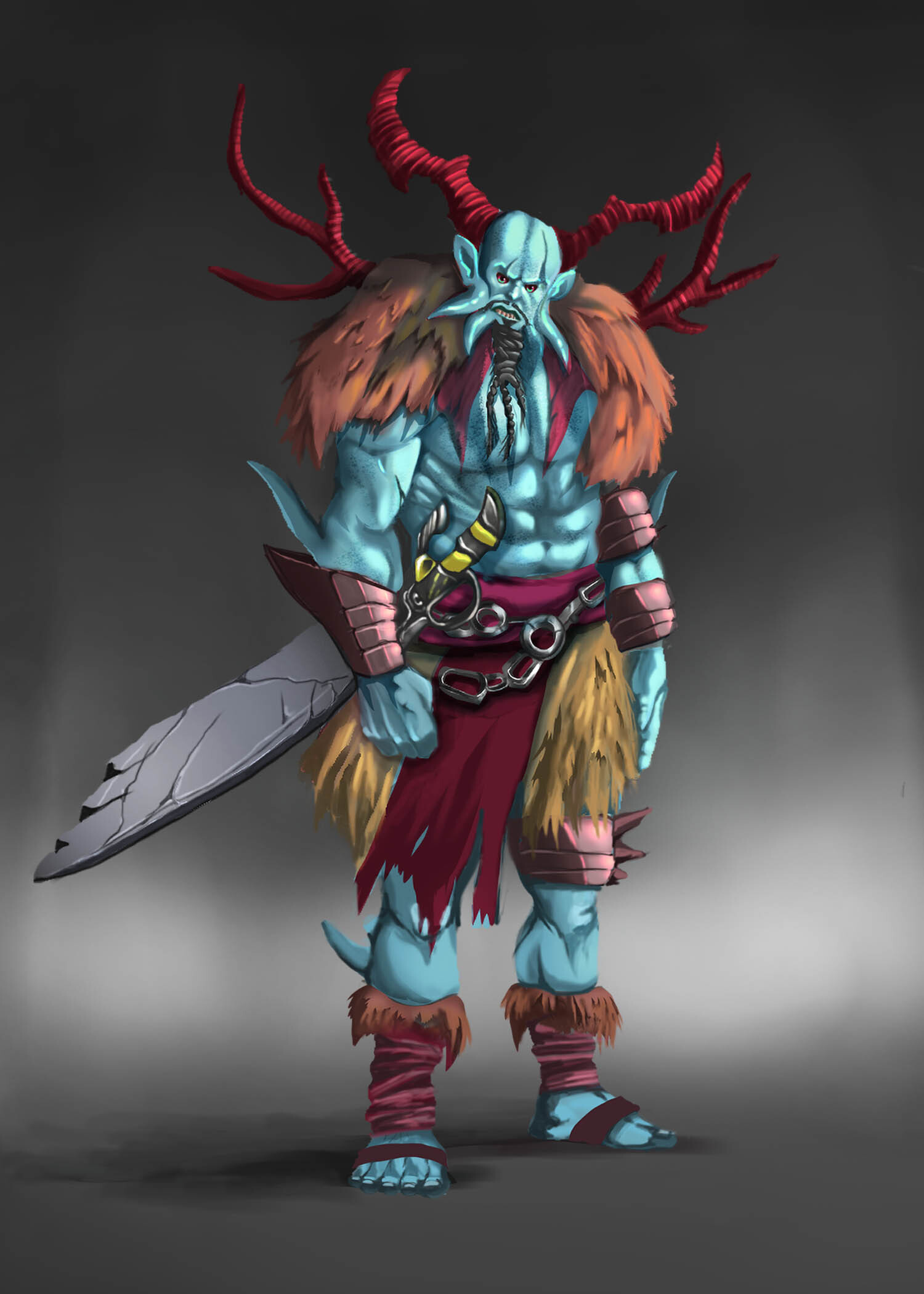 ArtStation - a primal being ( realistic version)