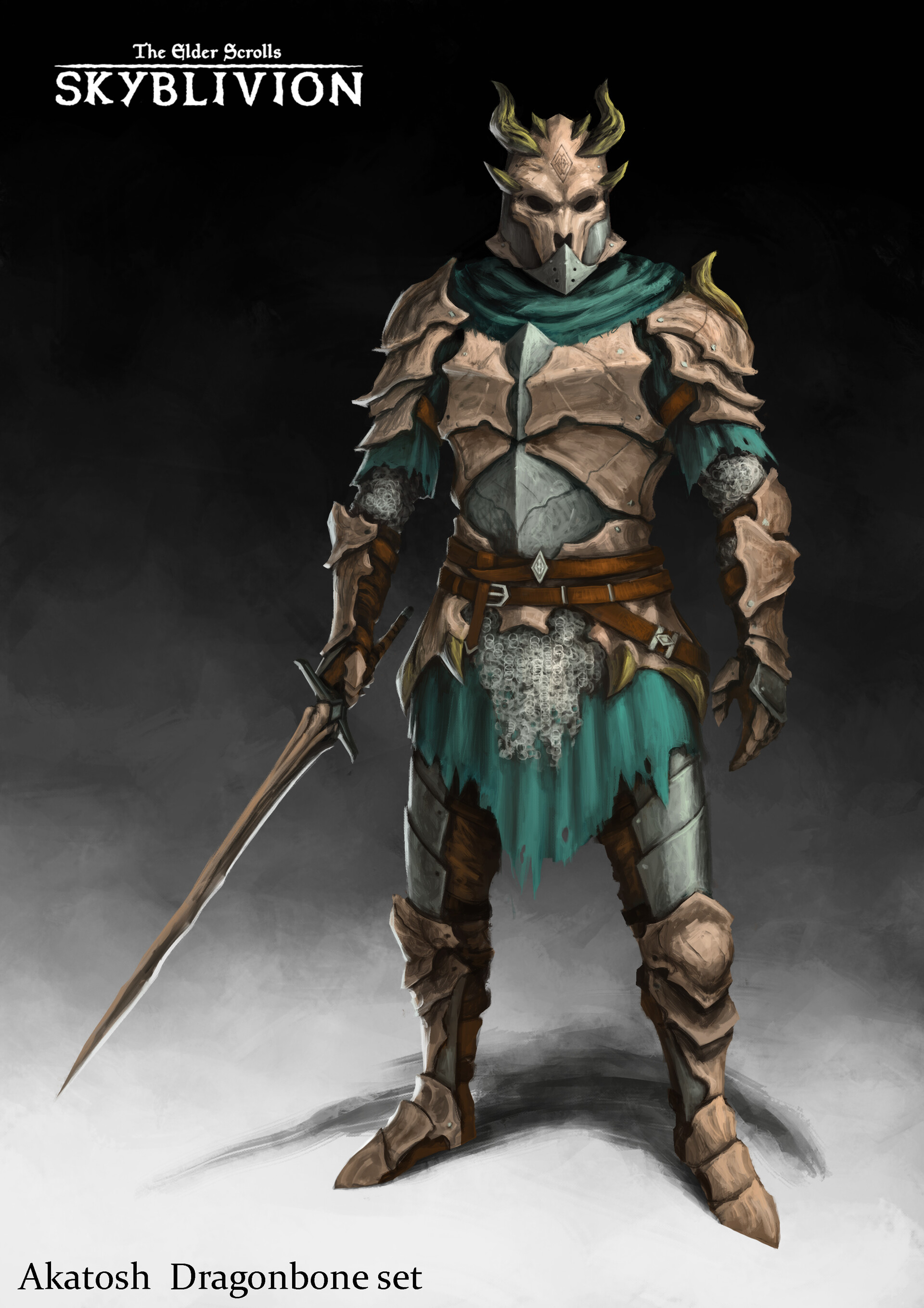 Skyblivion / Akatosh Dragonbone set by Dimitris Iliopoulos : r/ImaginaryArmor