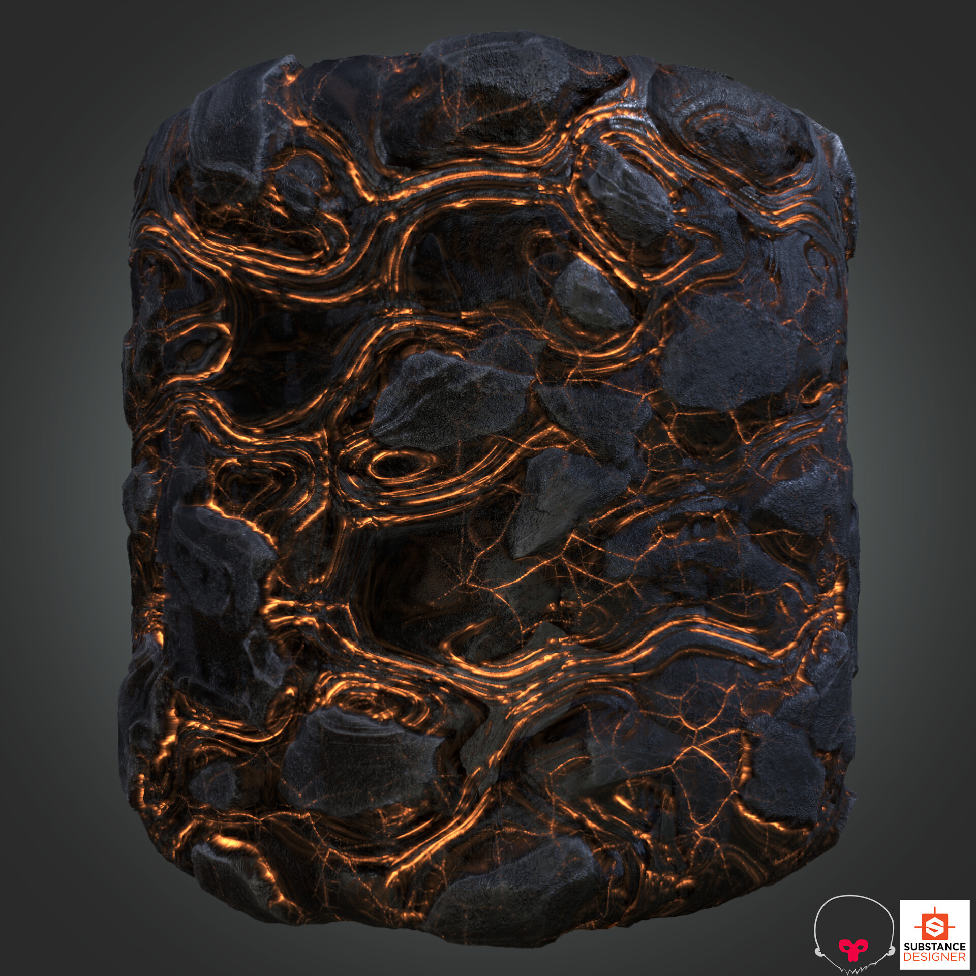 ArtStation - Stylized Magma