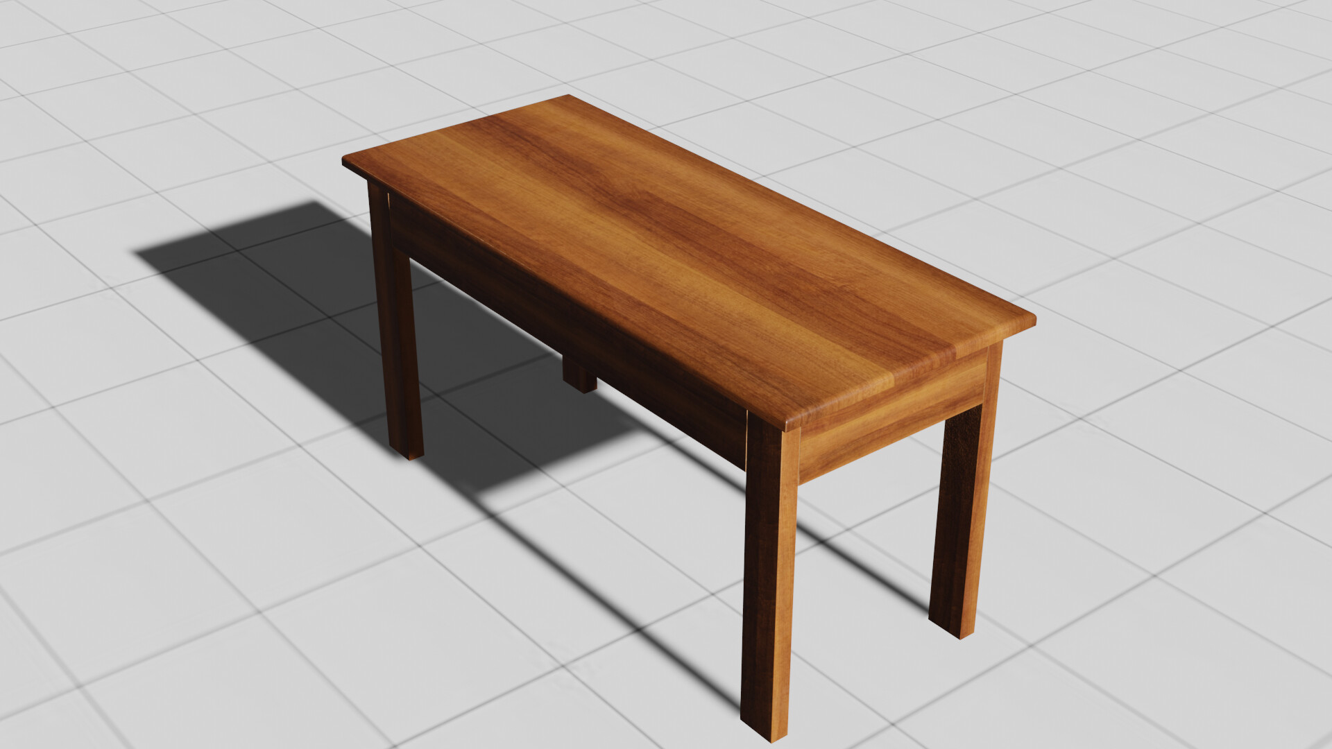 ArtStation - Classroom table 3D model