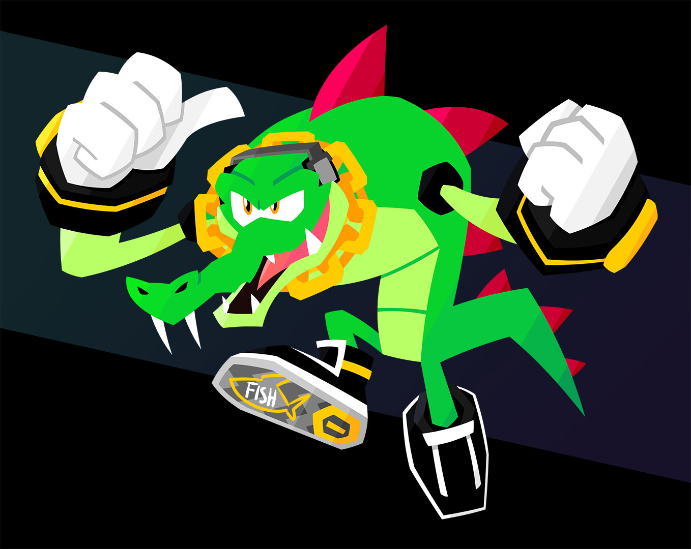 Vector The Crocodile Sonic Heroes