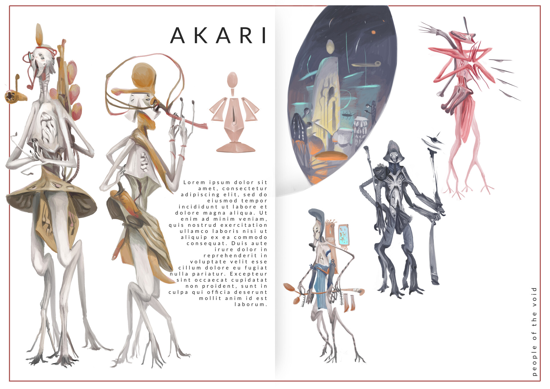 ArtStation - alien race freelance commission