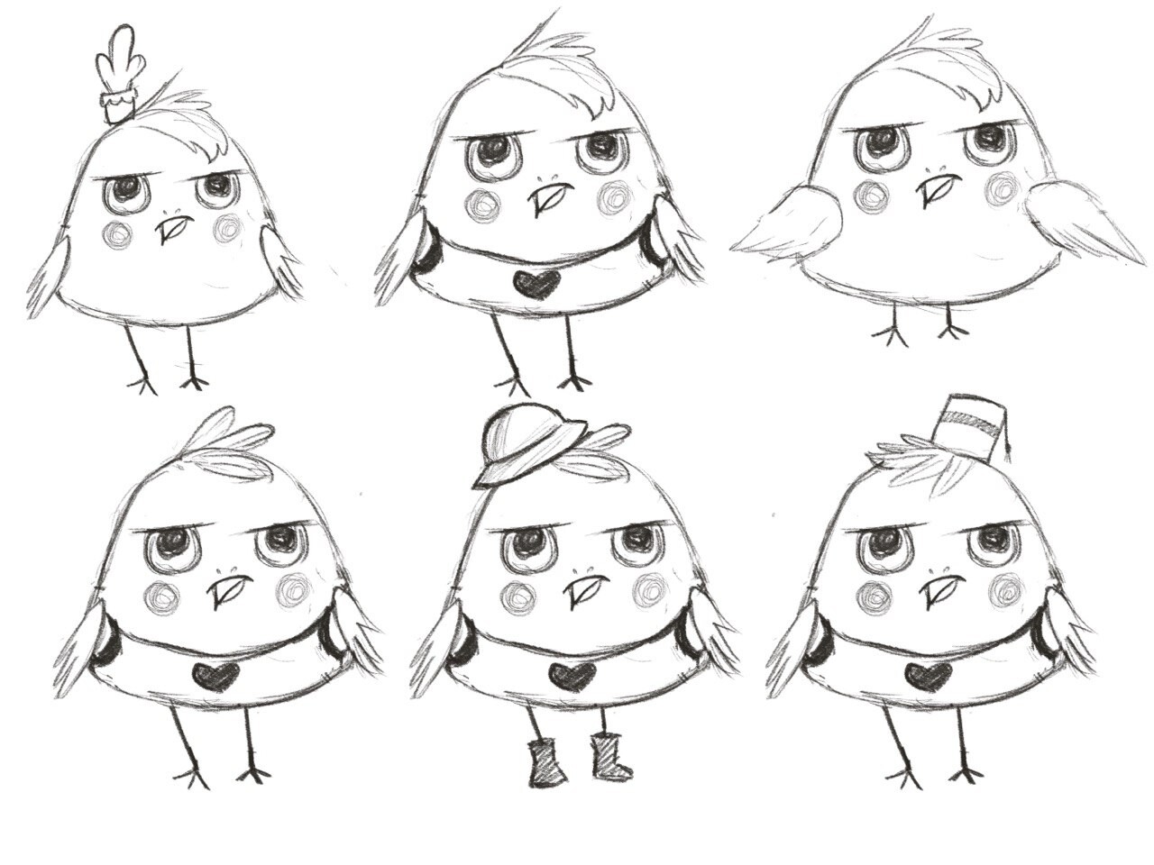 ArtStation - chick character design