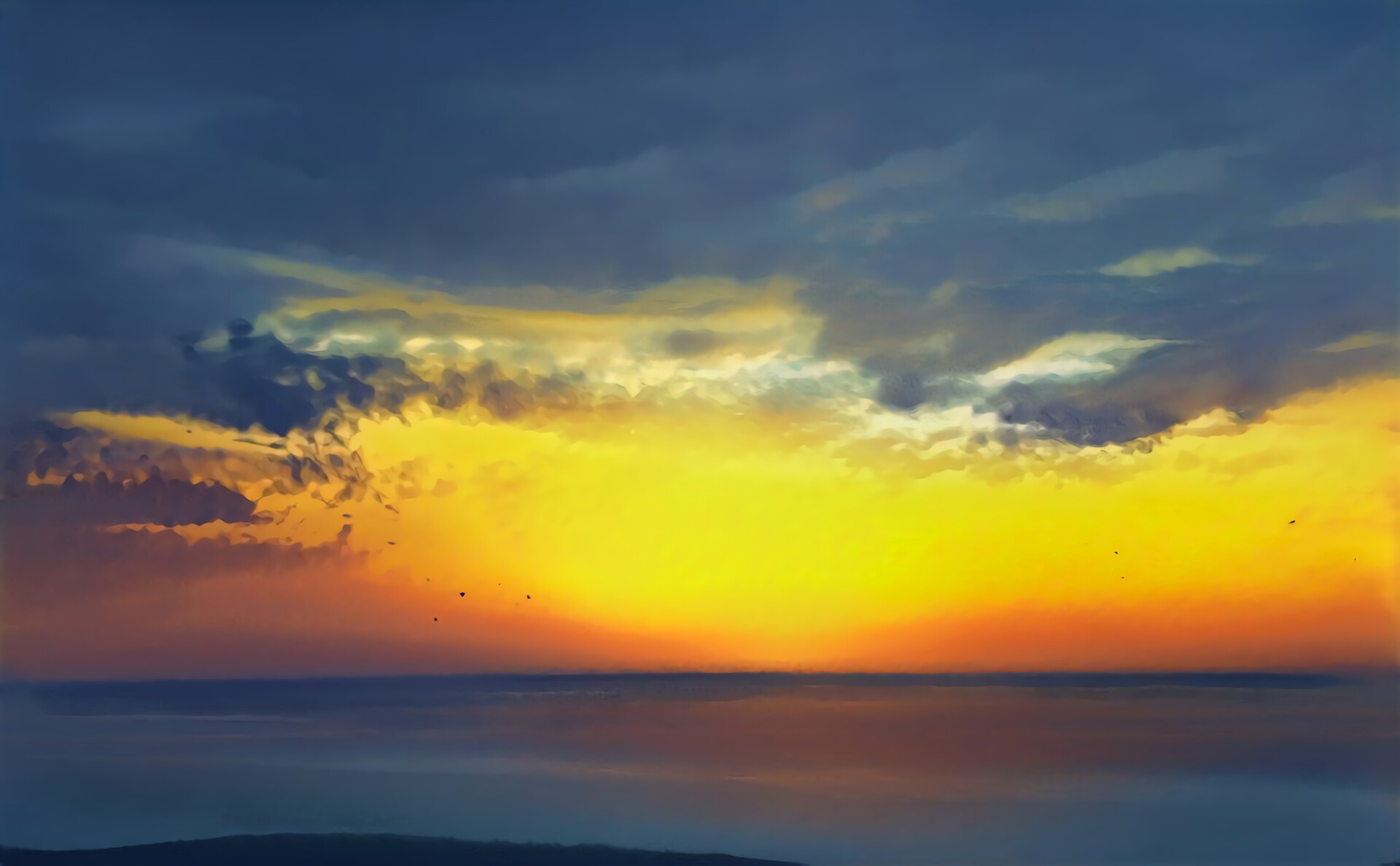 ArtStation - Sunny sky - landscape