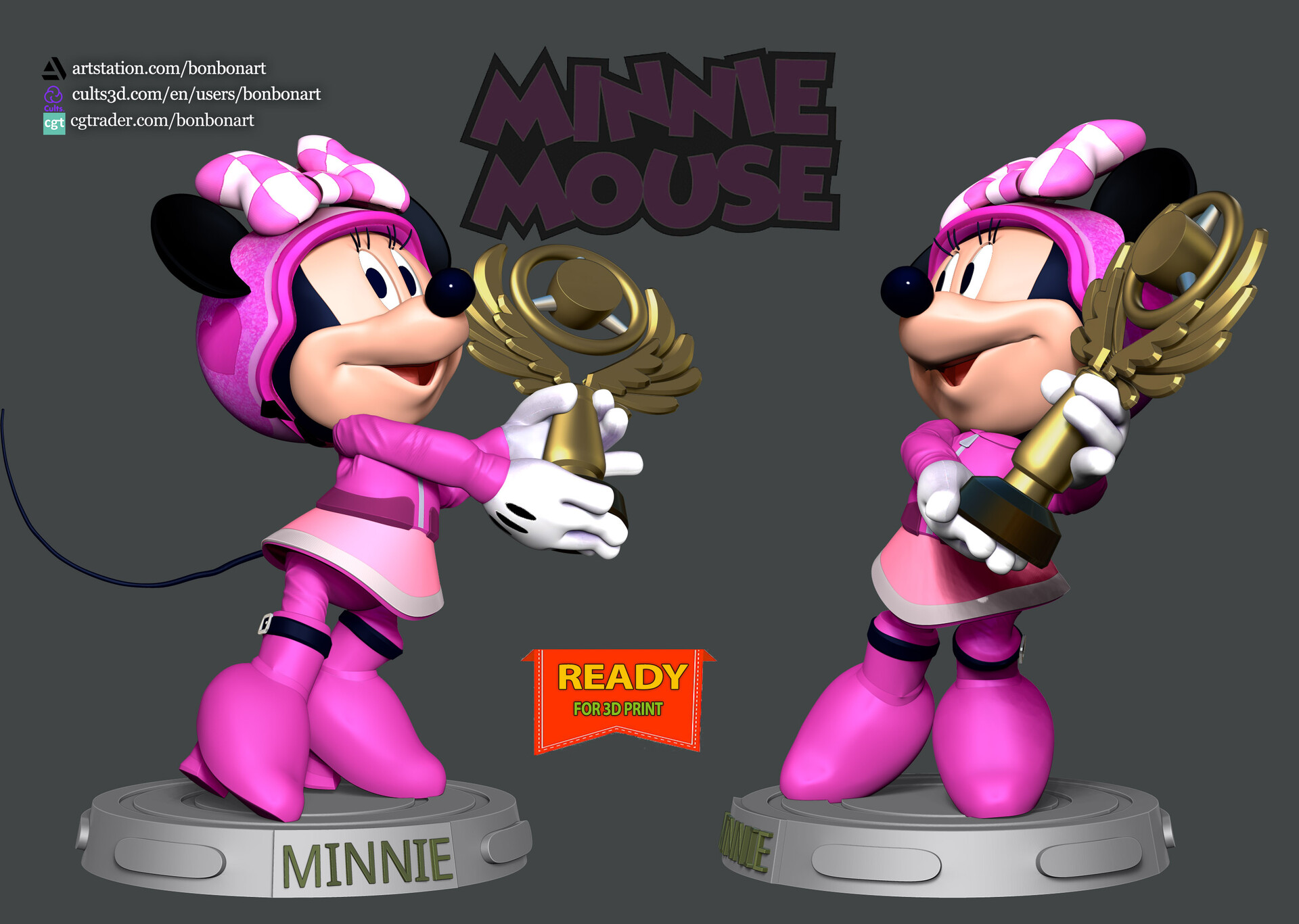 Bon Bon Art - Minnie Mouse - Champions Trophy
