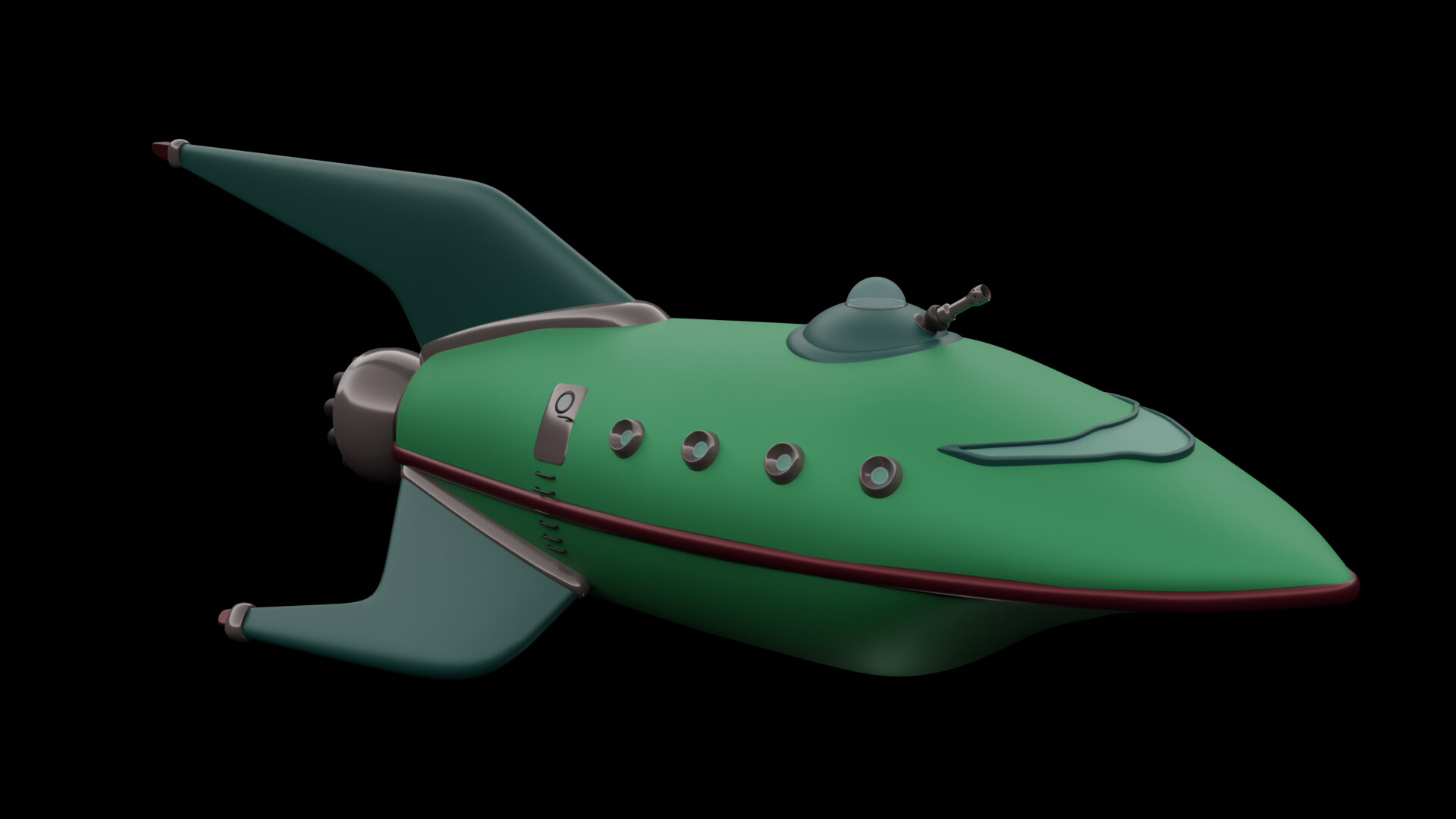 ArtStation - Planet Express Ship (WIP)