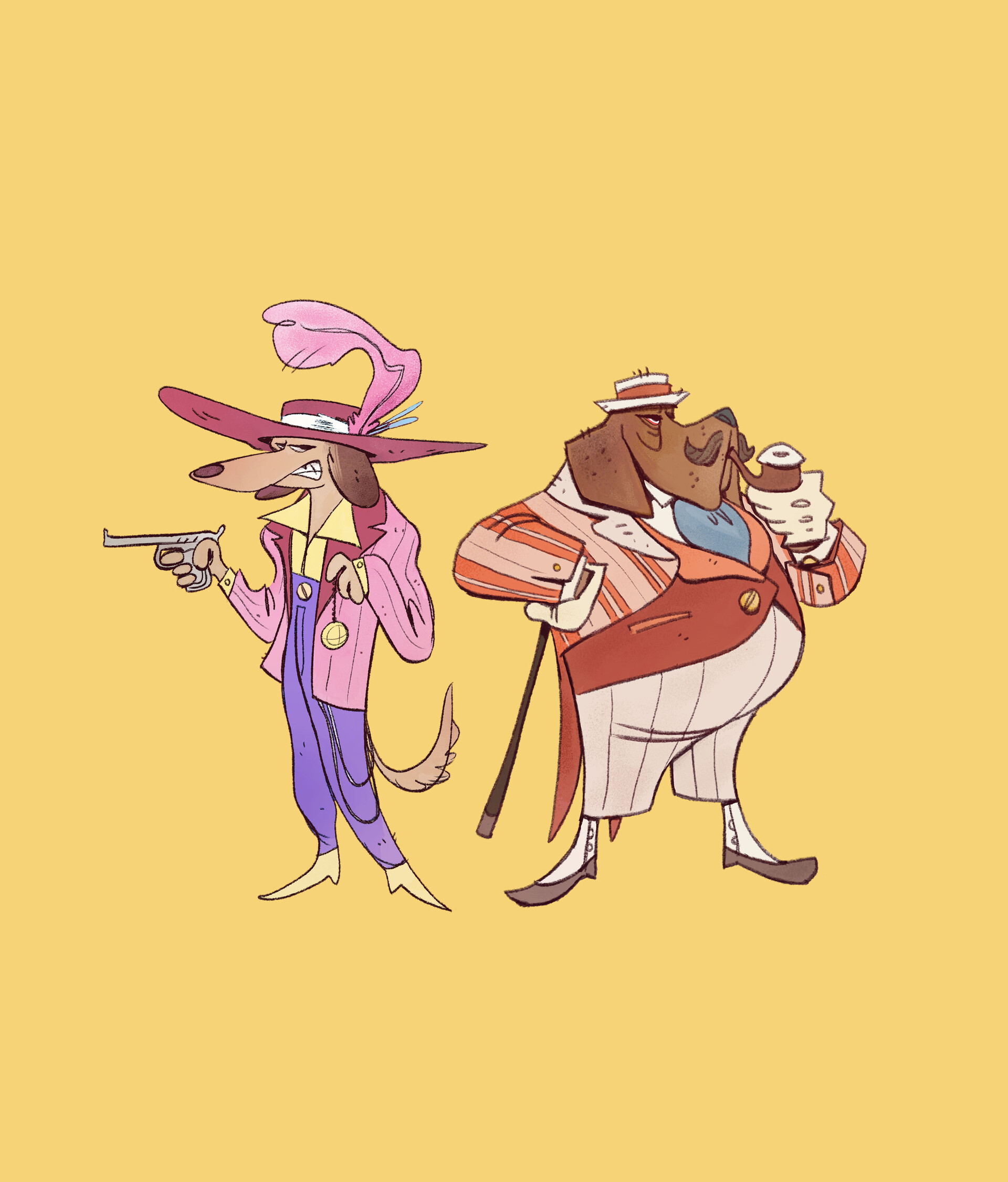 Giorgia Castiglioni - Mobster Dogs - Character Design