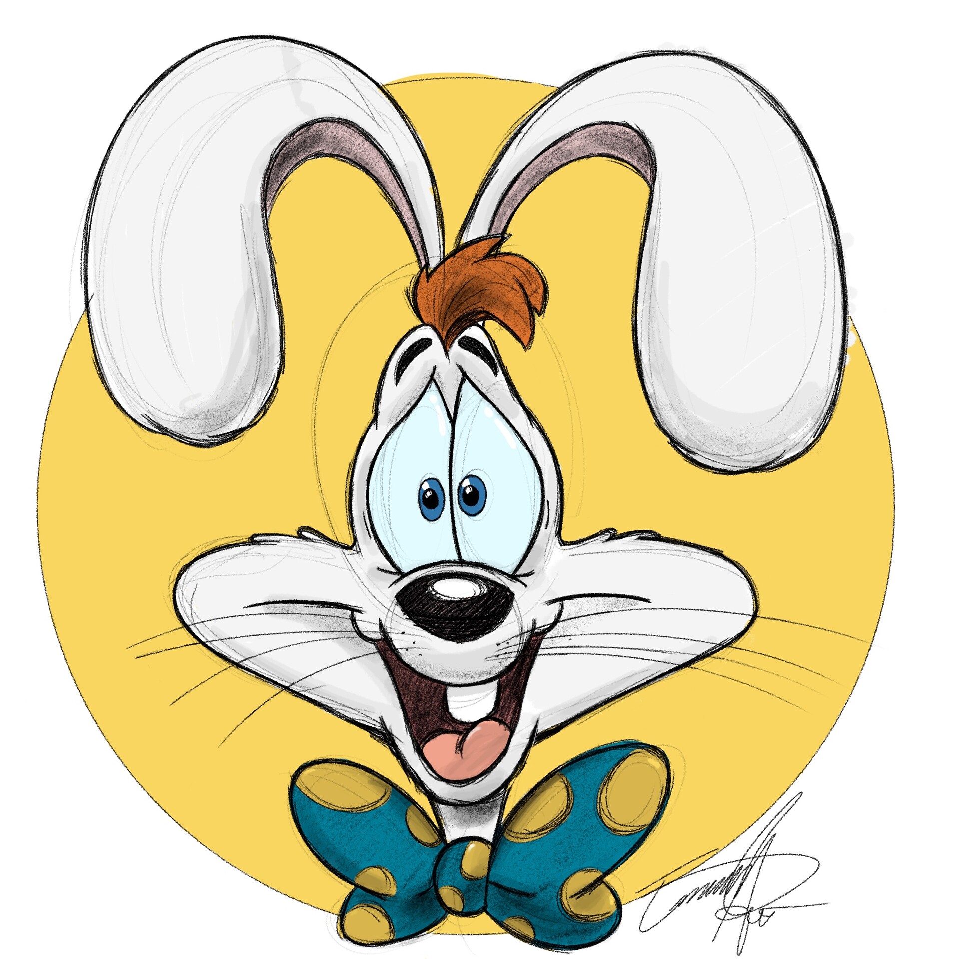 ArtStation - Roger Rabbit Portrait