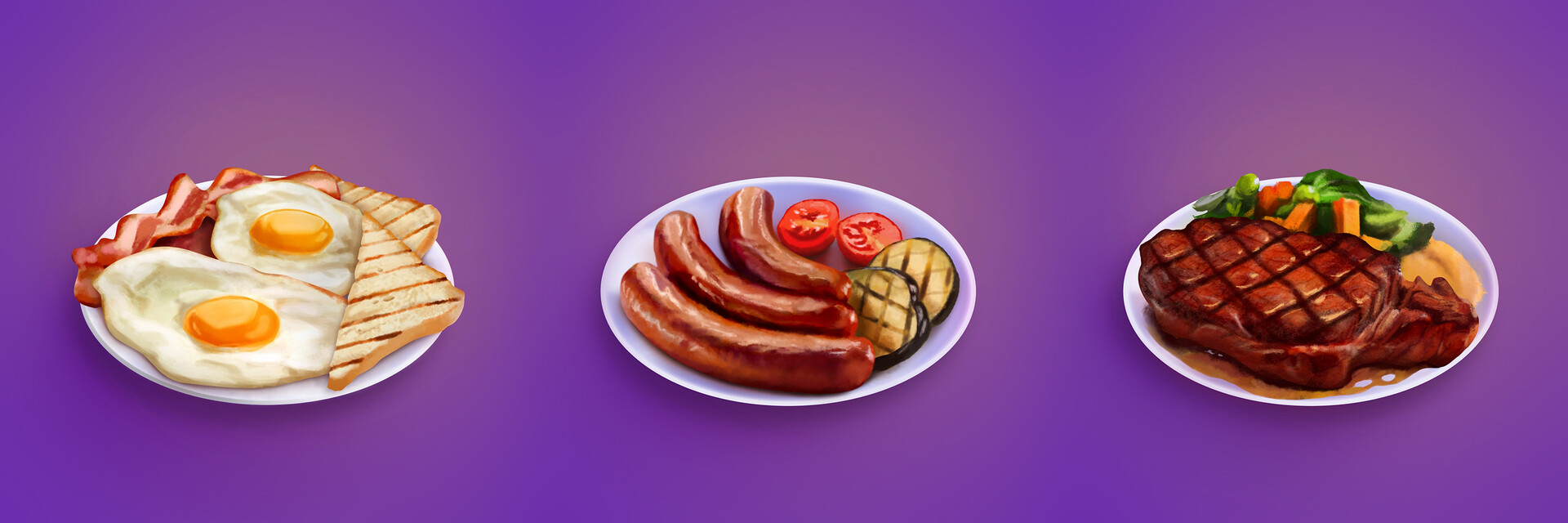 ArtStation - Food Icons UI - Meal