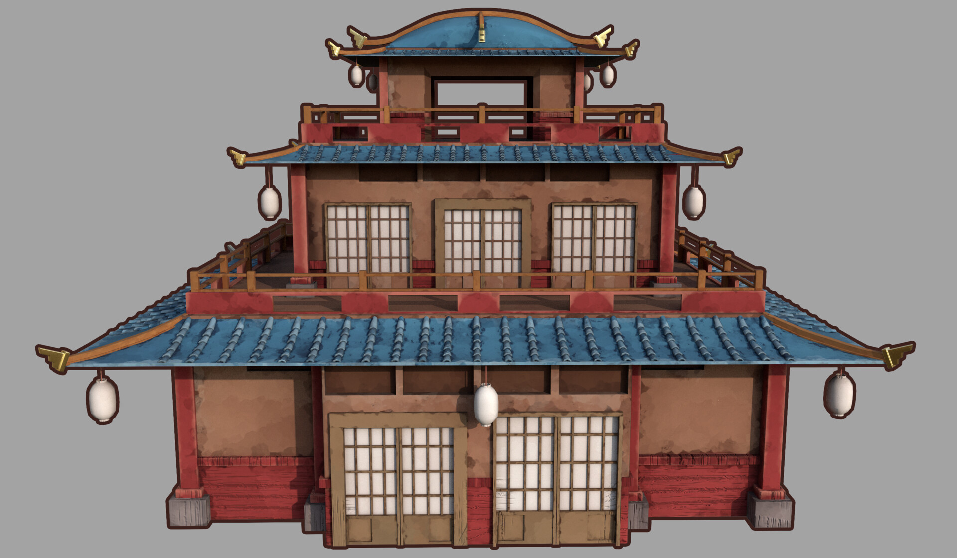 ArtStation - Japanese Temple