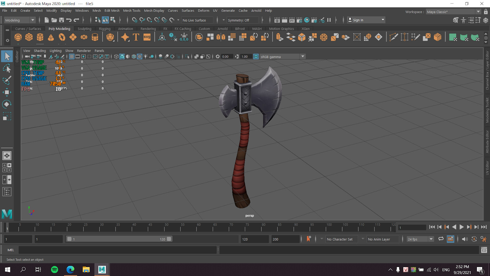 ArtStation - Axe Study