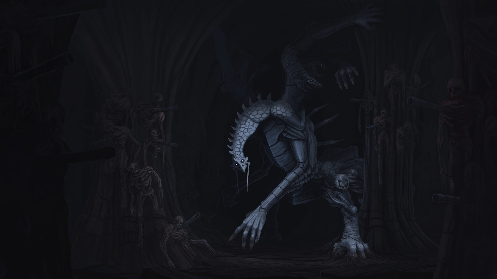 ArtStation - Subterranean Dragon