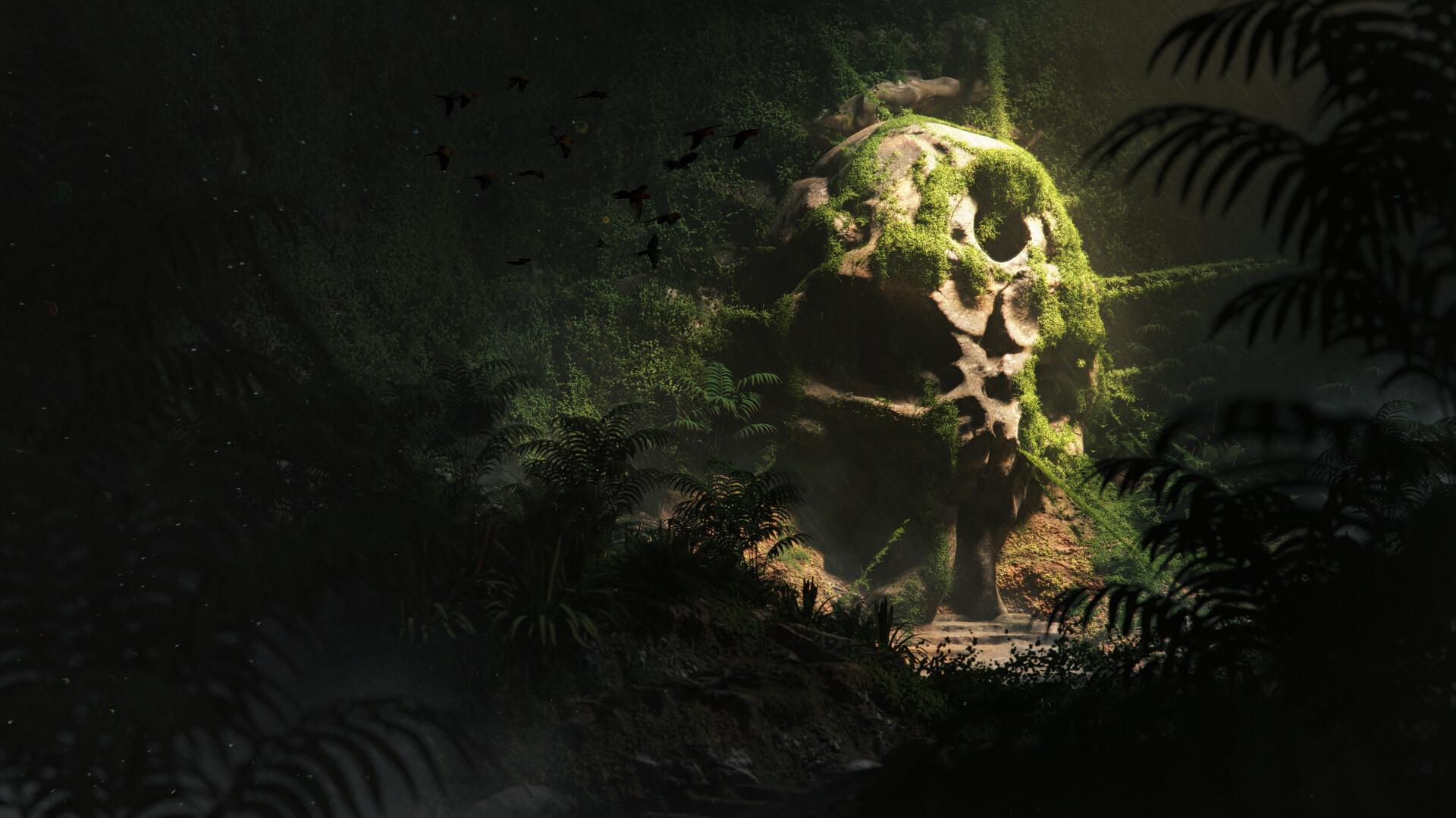 ArtStation - Ancient jungle skull