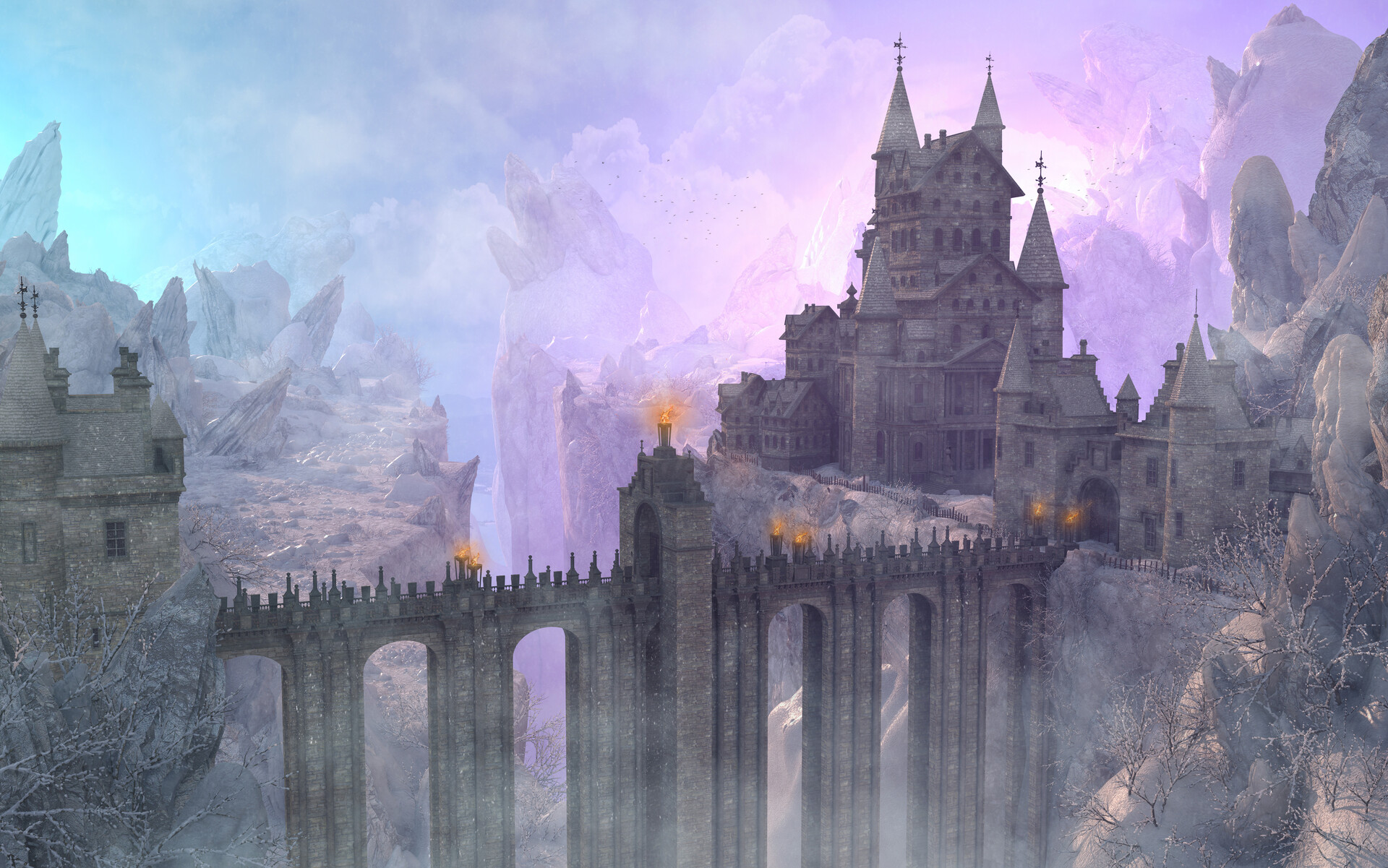 ArtStation - Fantasy Castle environment