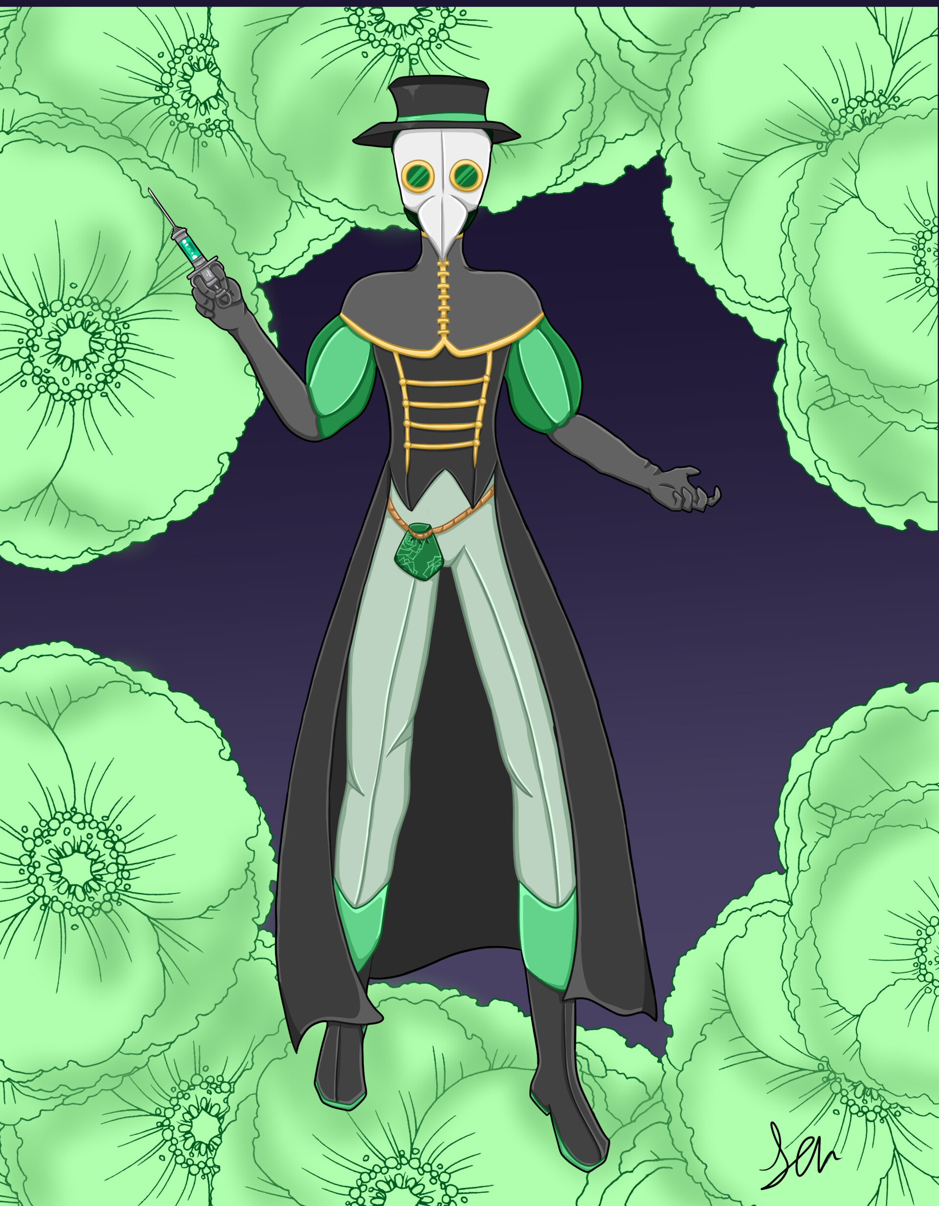 Lena Brodskiy - Leviathan, the Plague Doctor