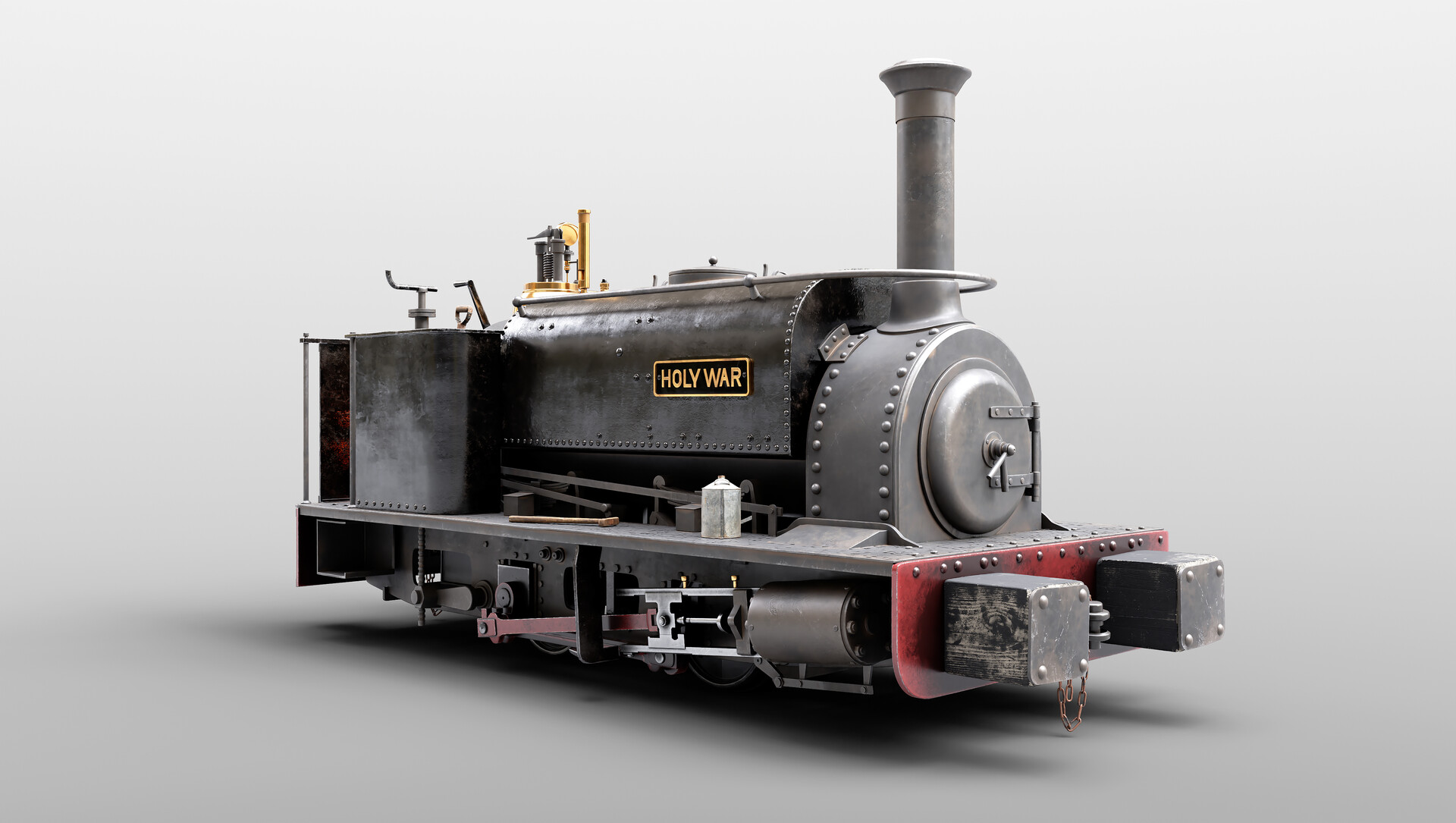 Alexander Burch - Hunslet Quarry Locomotive 'Holy War'