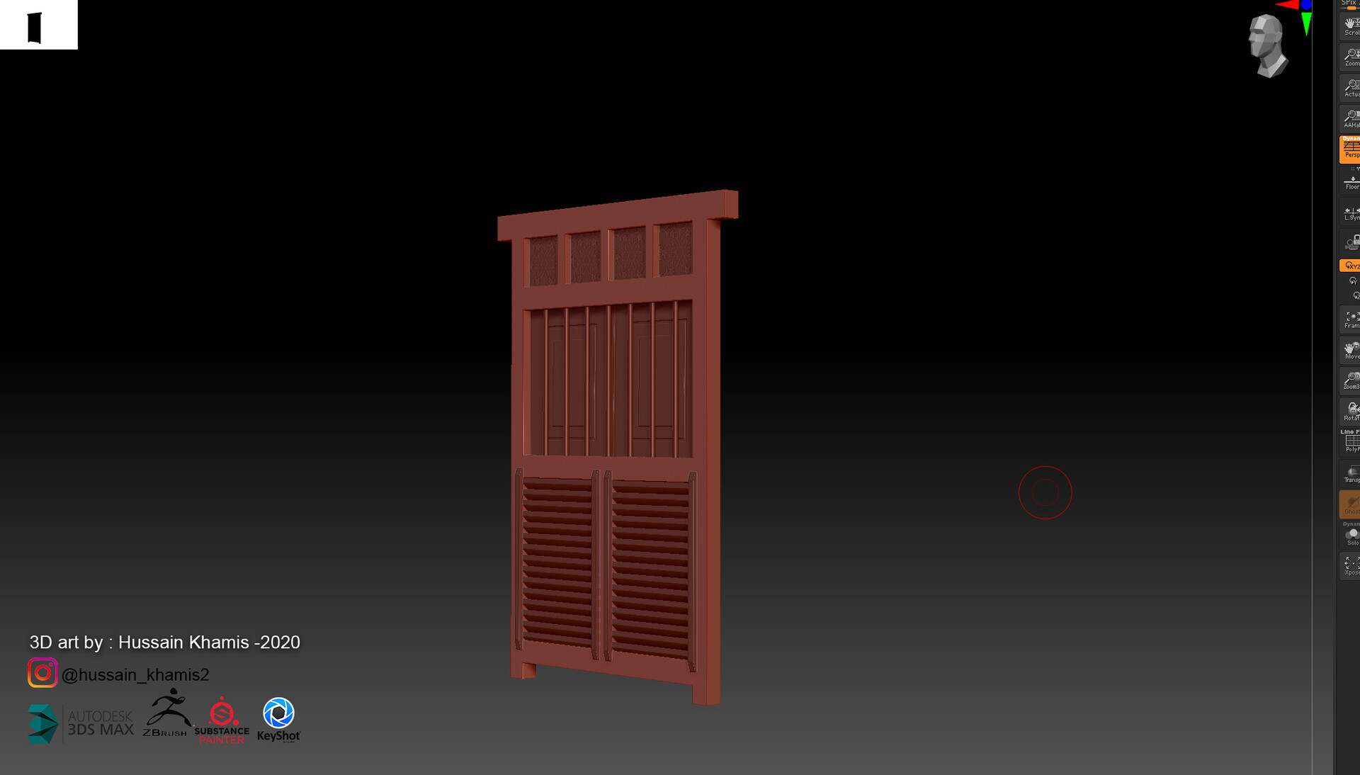 Hussain Khamis - Old Traditional Window (Dareesha) in Bahrain