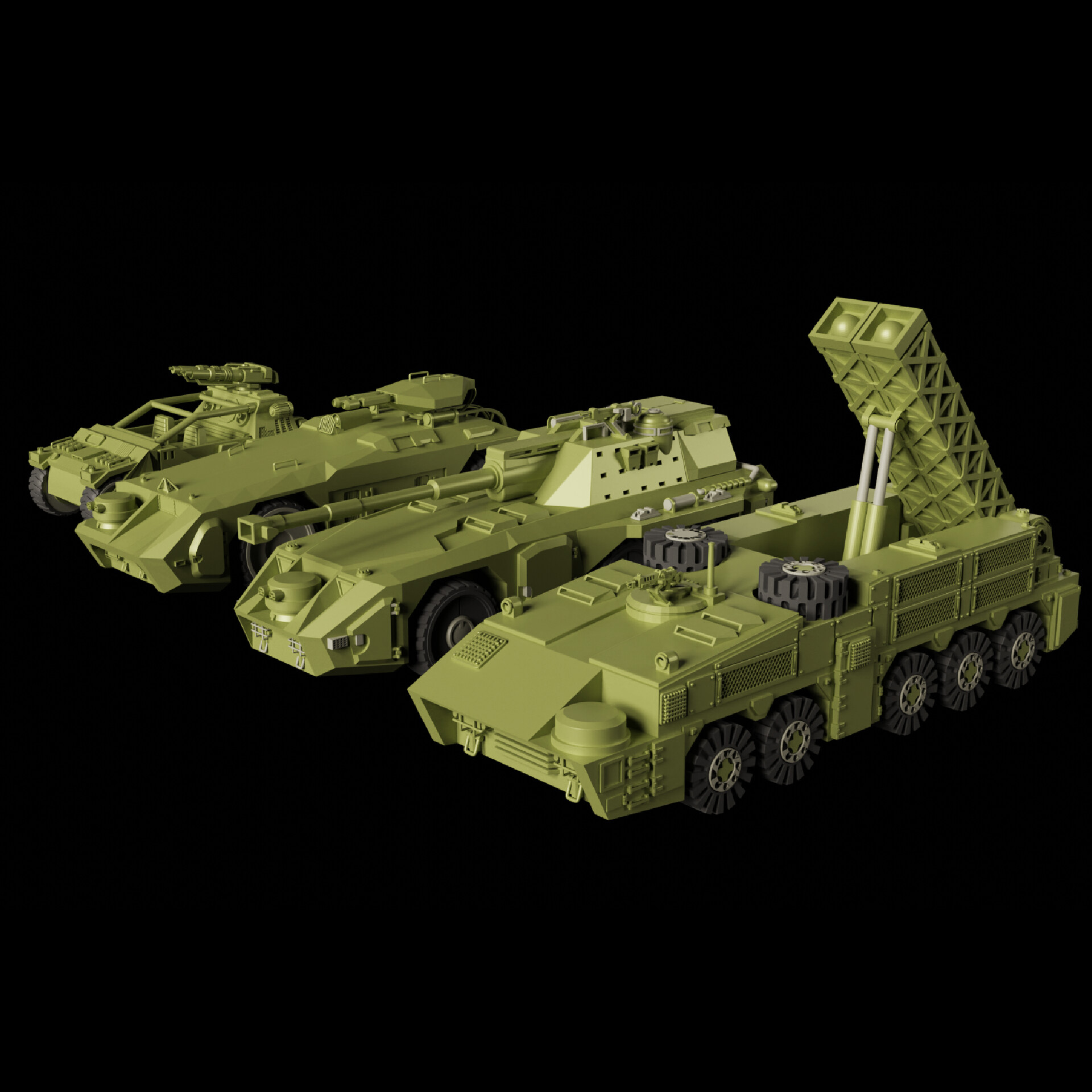 ArtStation - Toy Tanks set