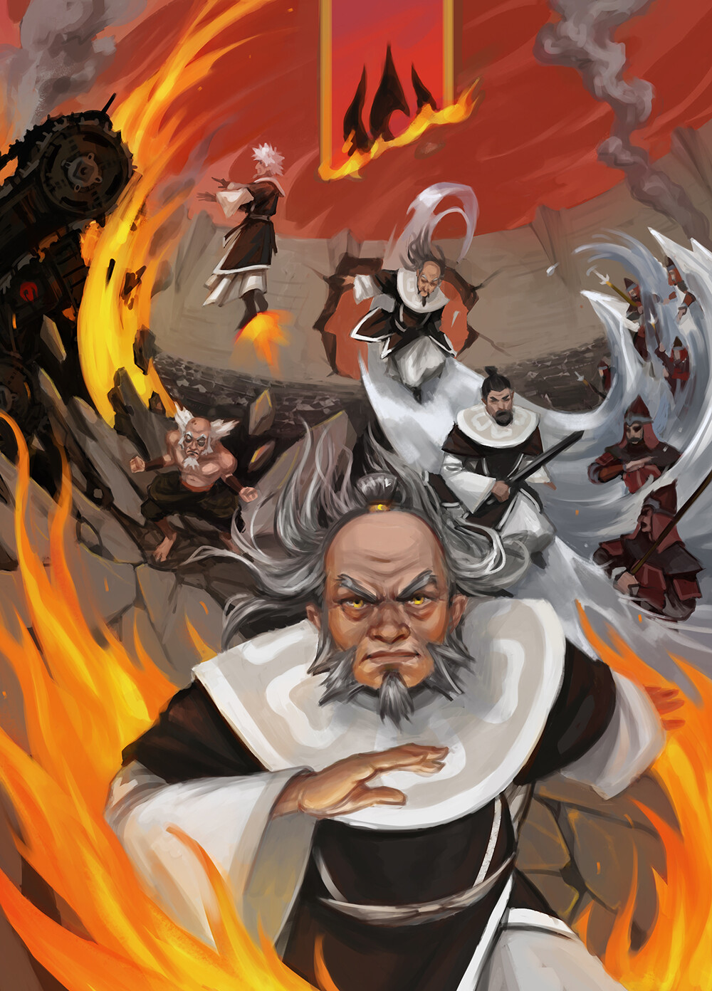 ArtStation - Liberation of Ba Sing Se