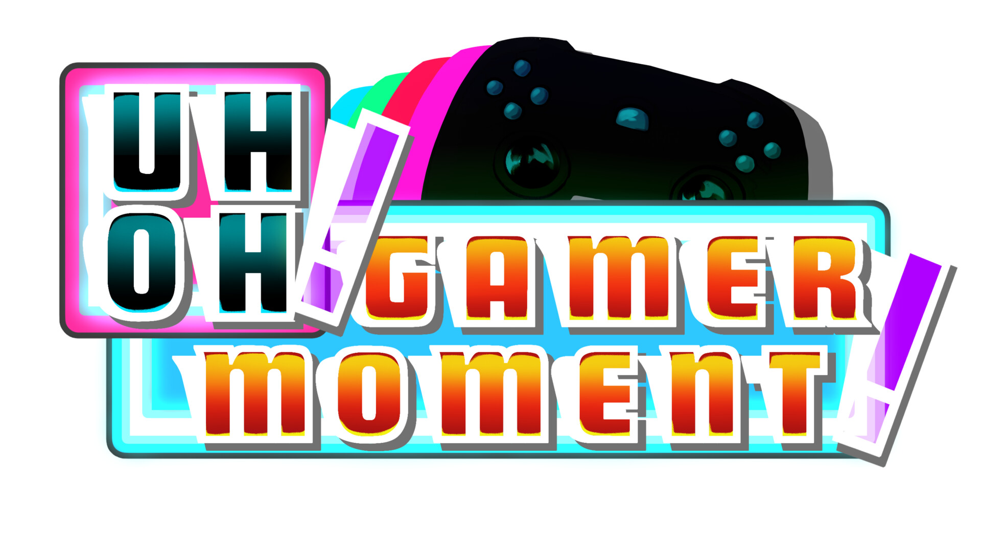 ArtStation - Uh Oh Gamer moment Logo and assets