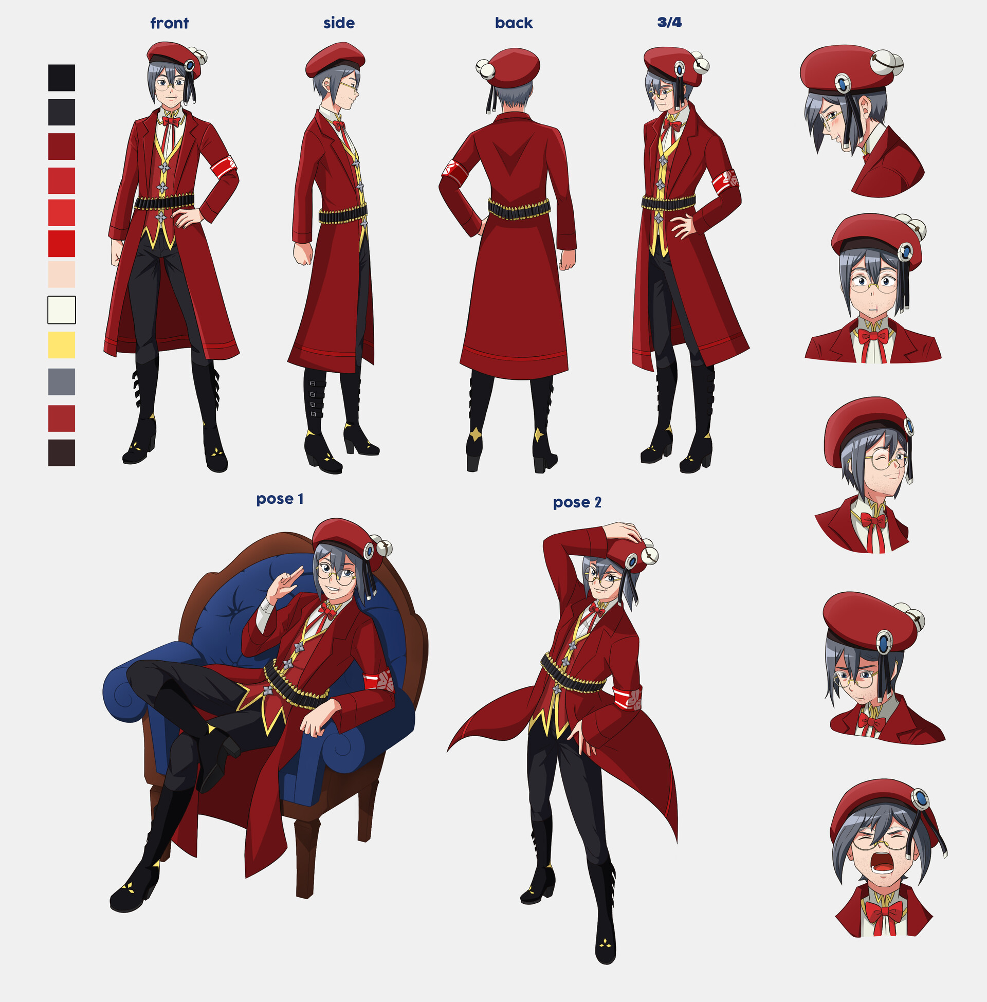 ArtStation - VTUBER CHARATER SHEET