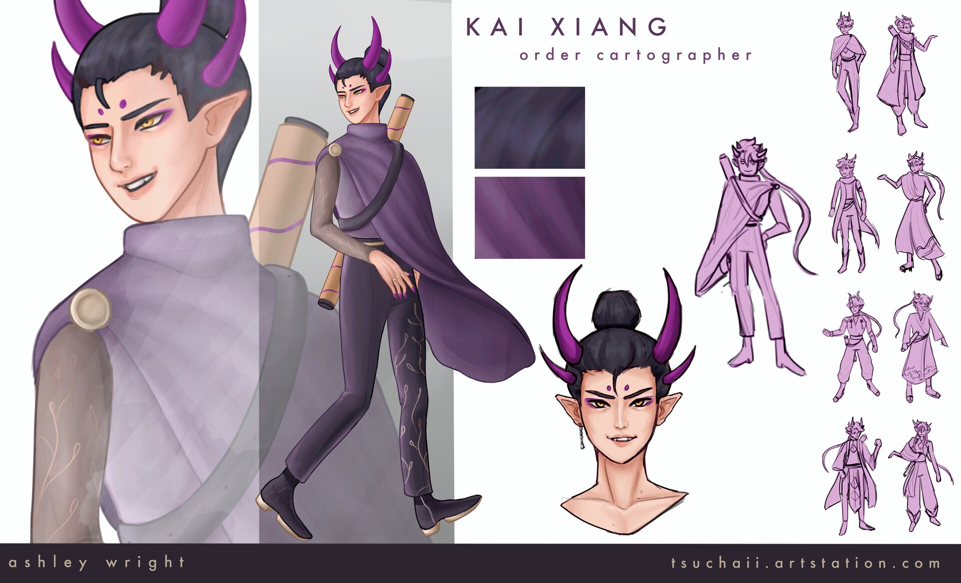 ArtStation - Kai Character Sheet
