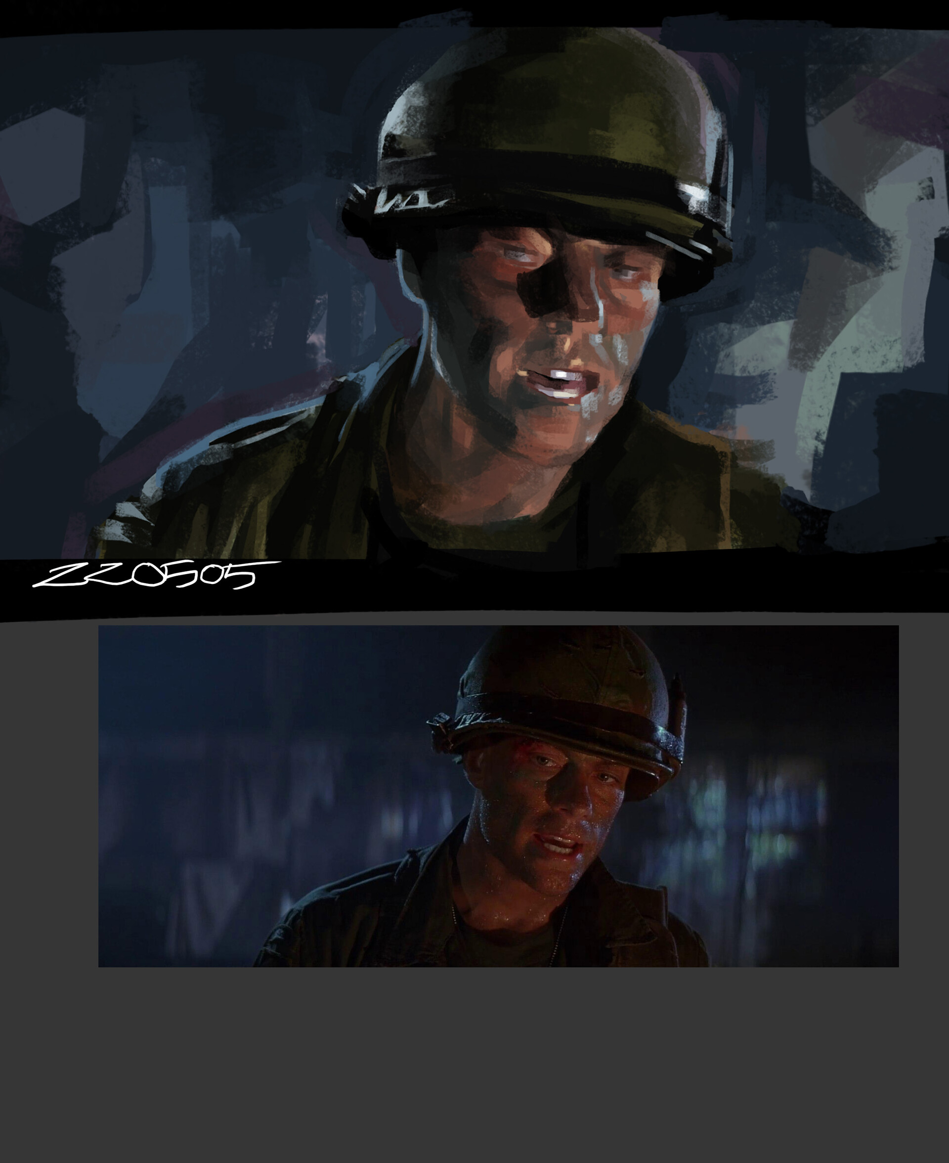 ArtStation - Film frame studies