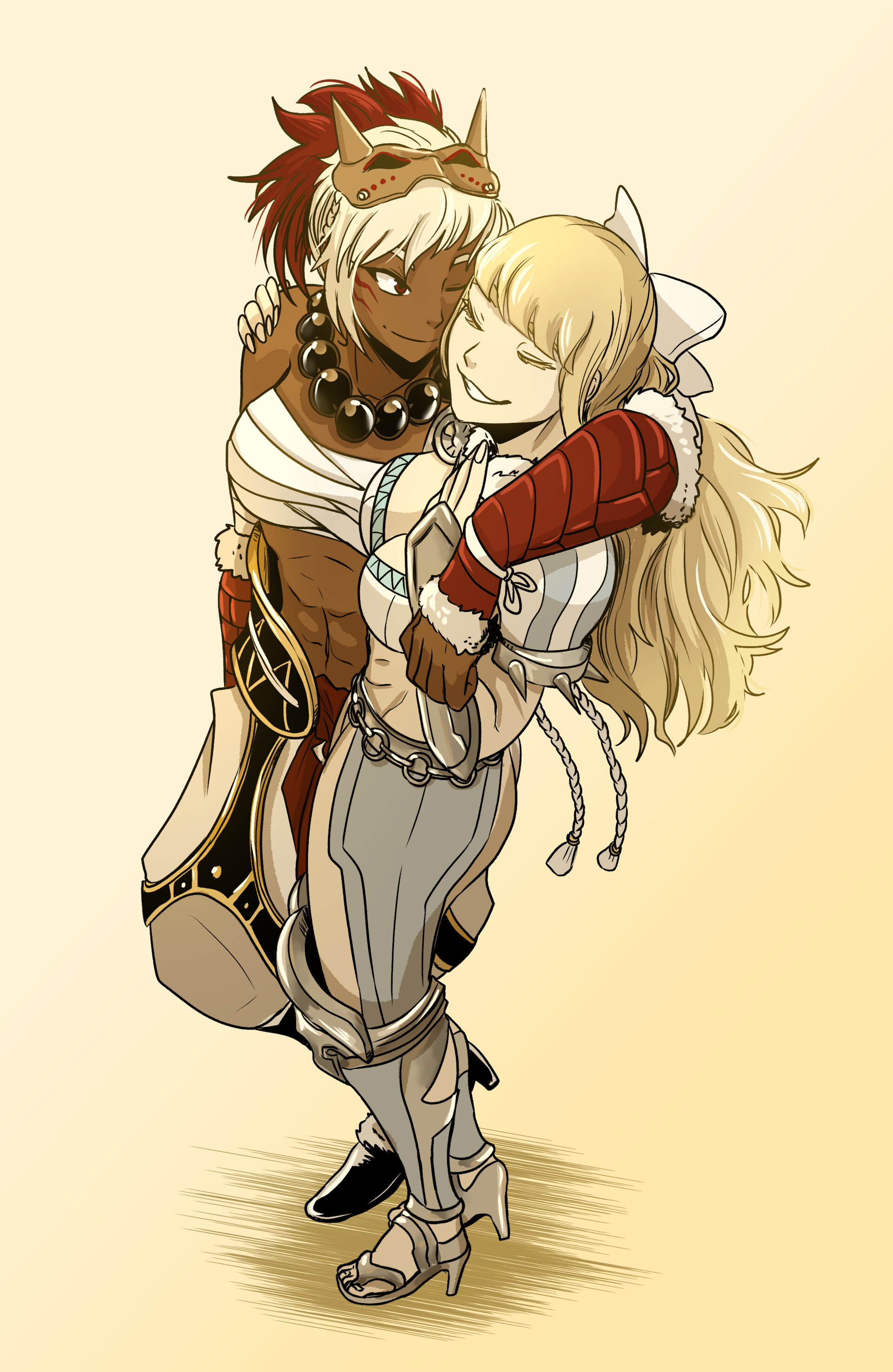 ArtStation - Rinkah & Charlotte [Commission]