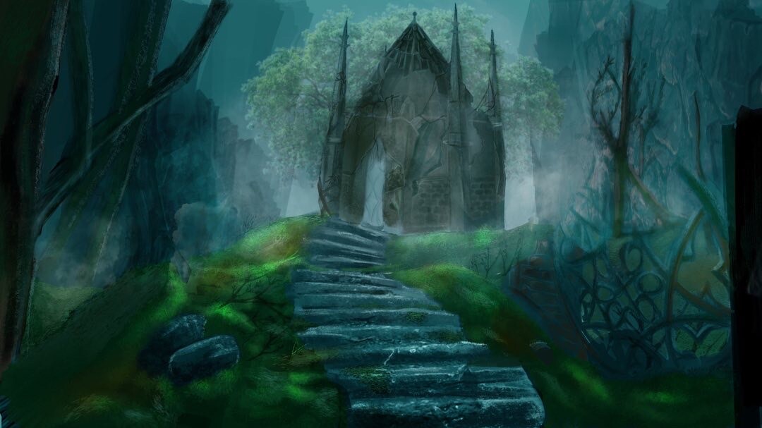 ArtStation - Church in the Forest