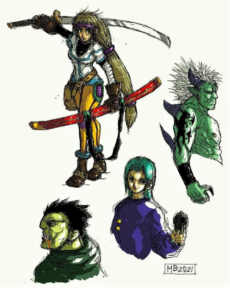 ArtStation - Character Sketches