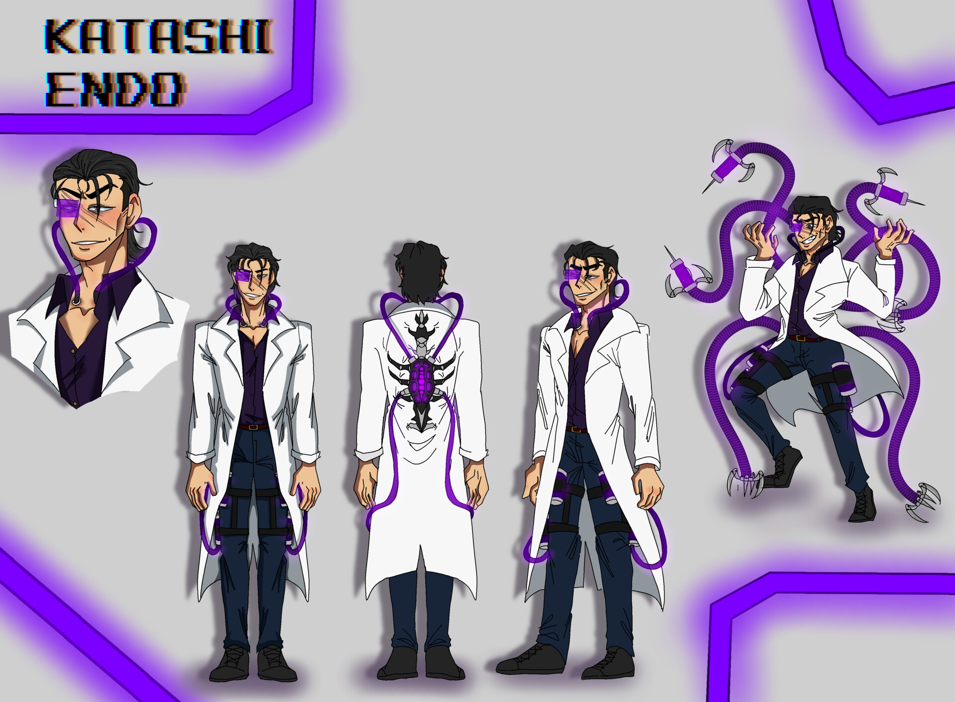 ArtStation - Antagonist character design concept thumbnails + full ...