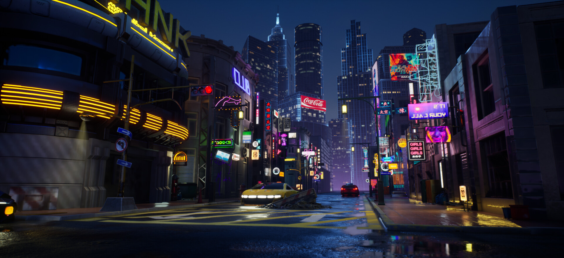 ArtStation - CyberPunk Street