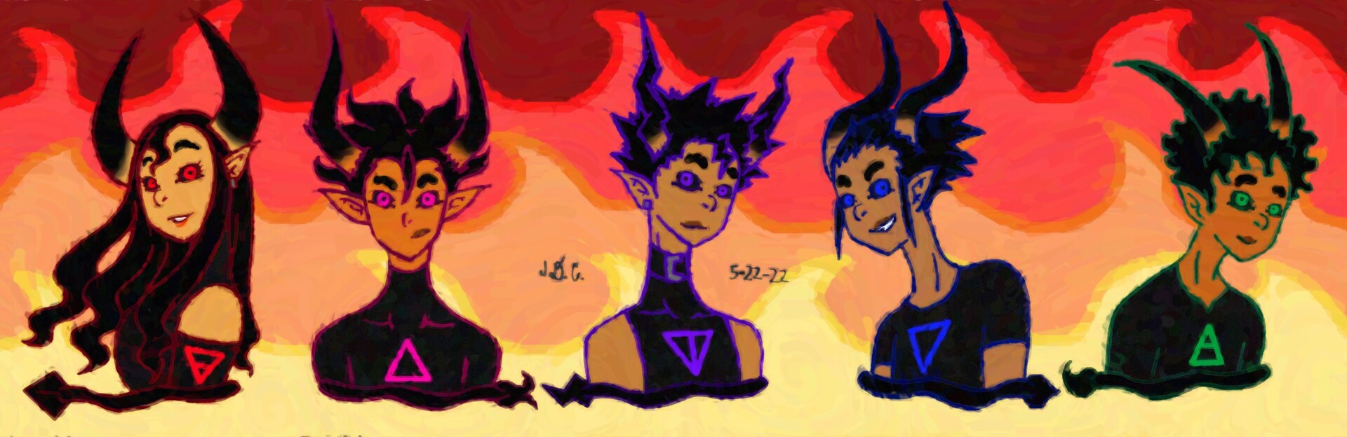 ArtStation - Demon Quints