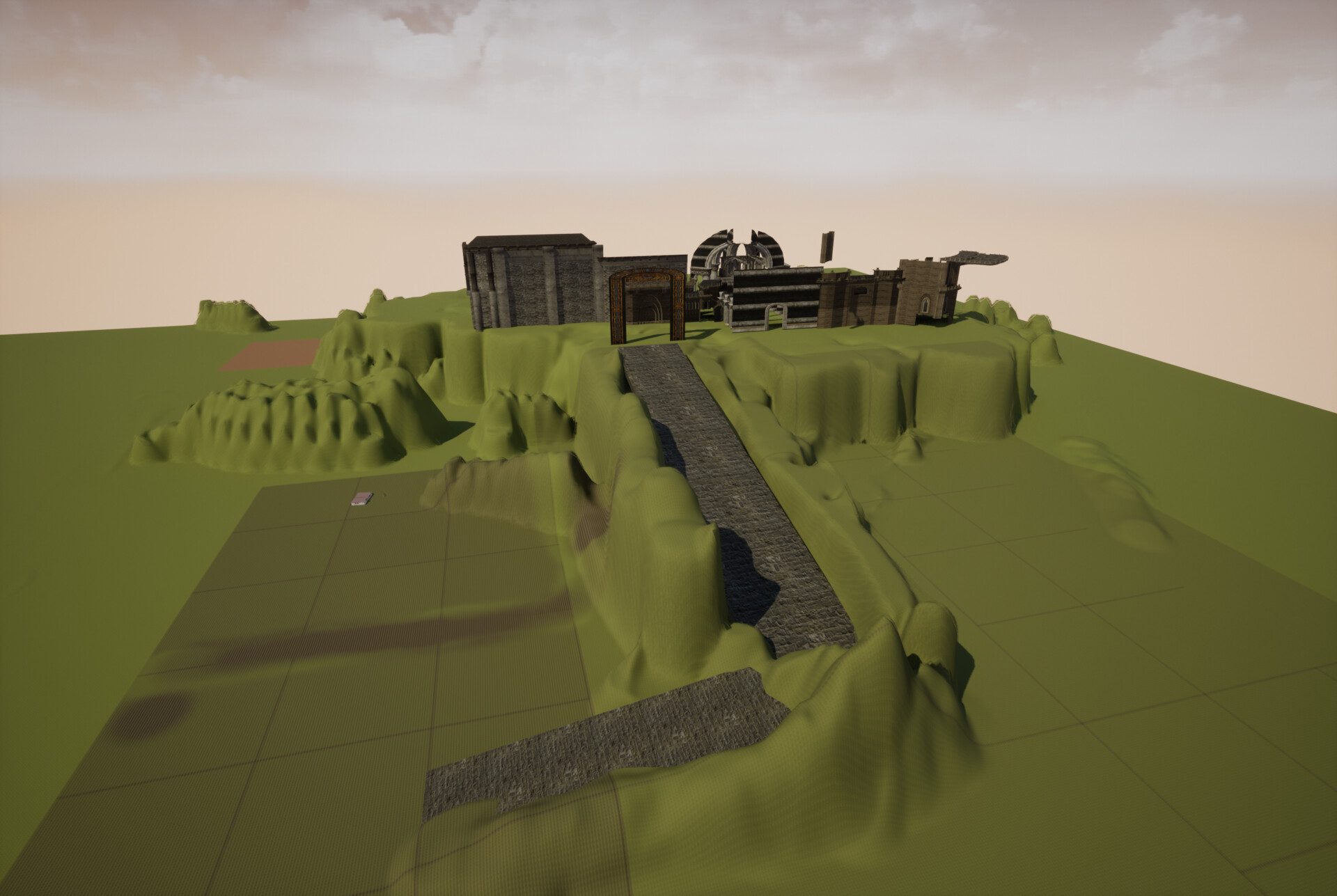 ArtStation - Castle (rework) Castle Extension and environment Update!