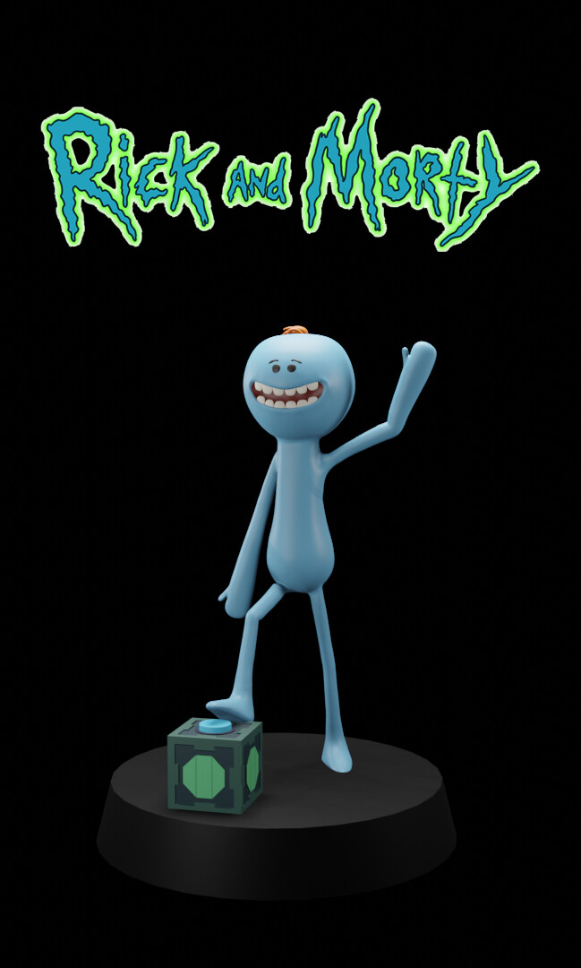 ArtStation - Mrs Meeseeks - Rick and Morty