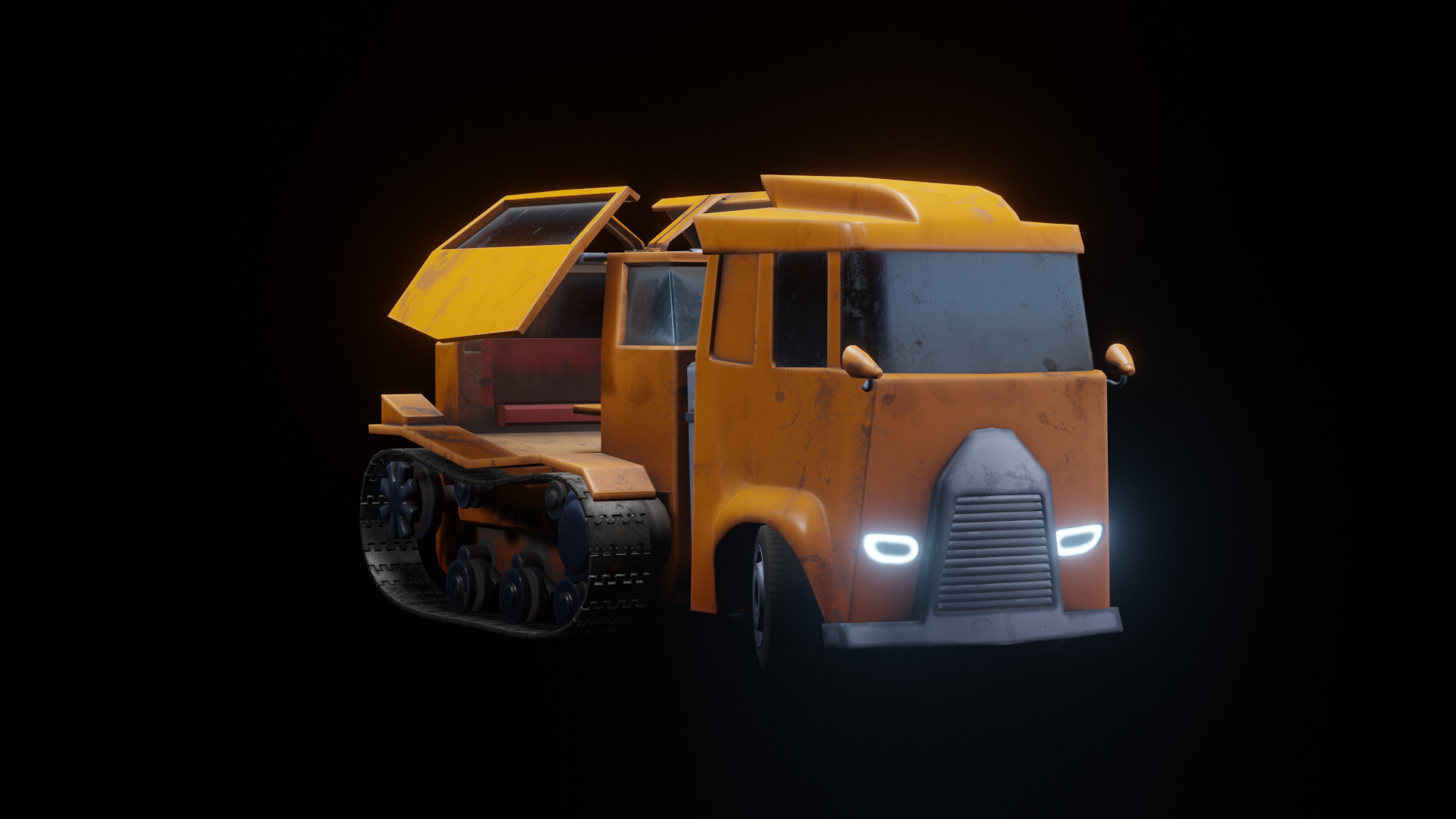 ArtStation - Truck low poly game ready