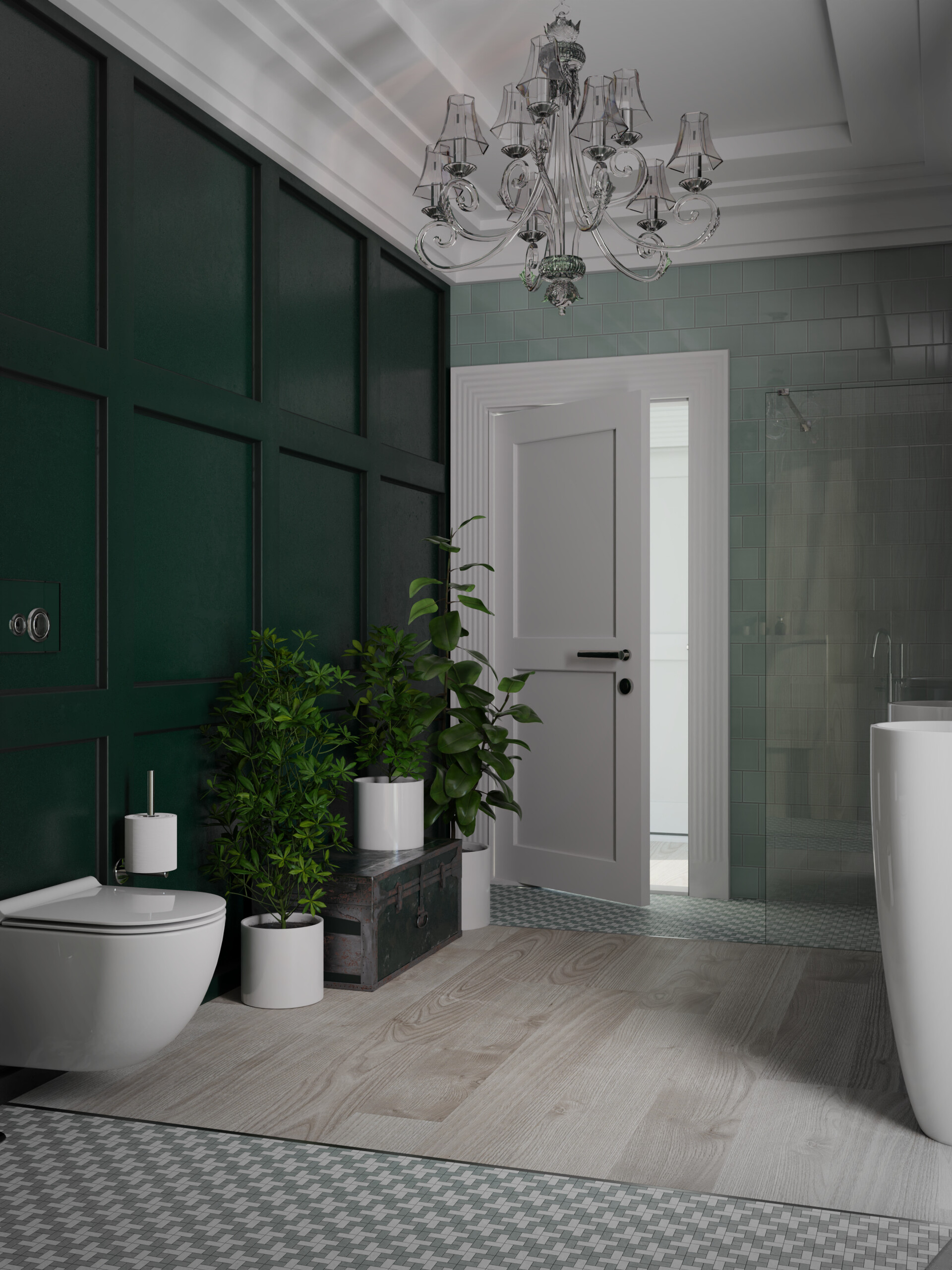 Piotr Zatarski - Bathroom visualization