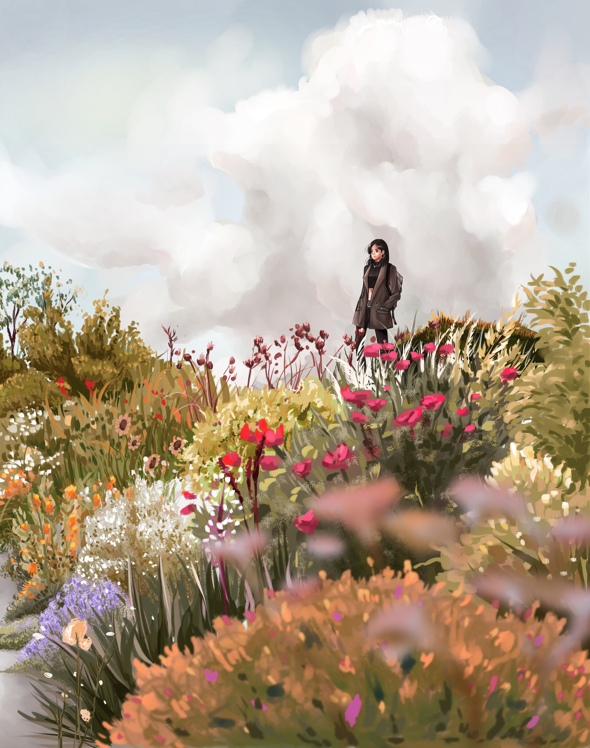 ArtStation - field of plants