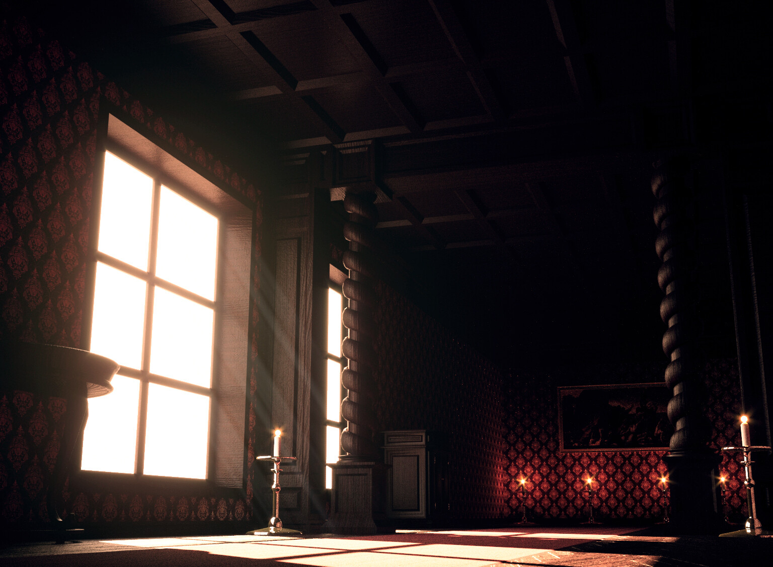 ArtStation - Mary White Palace Interior