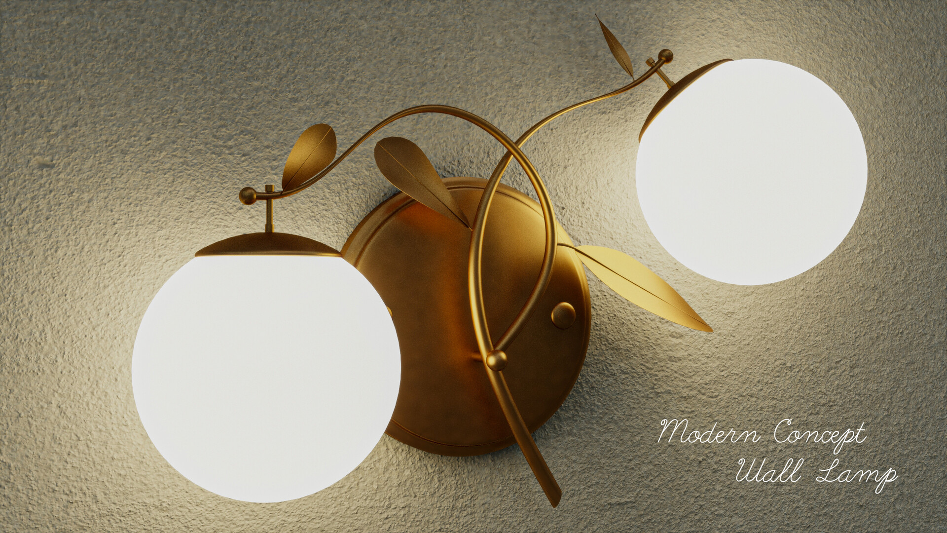 ArtStation - Modern Concept Wall Lamp