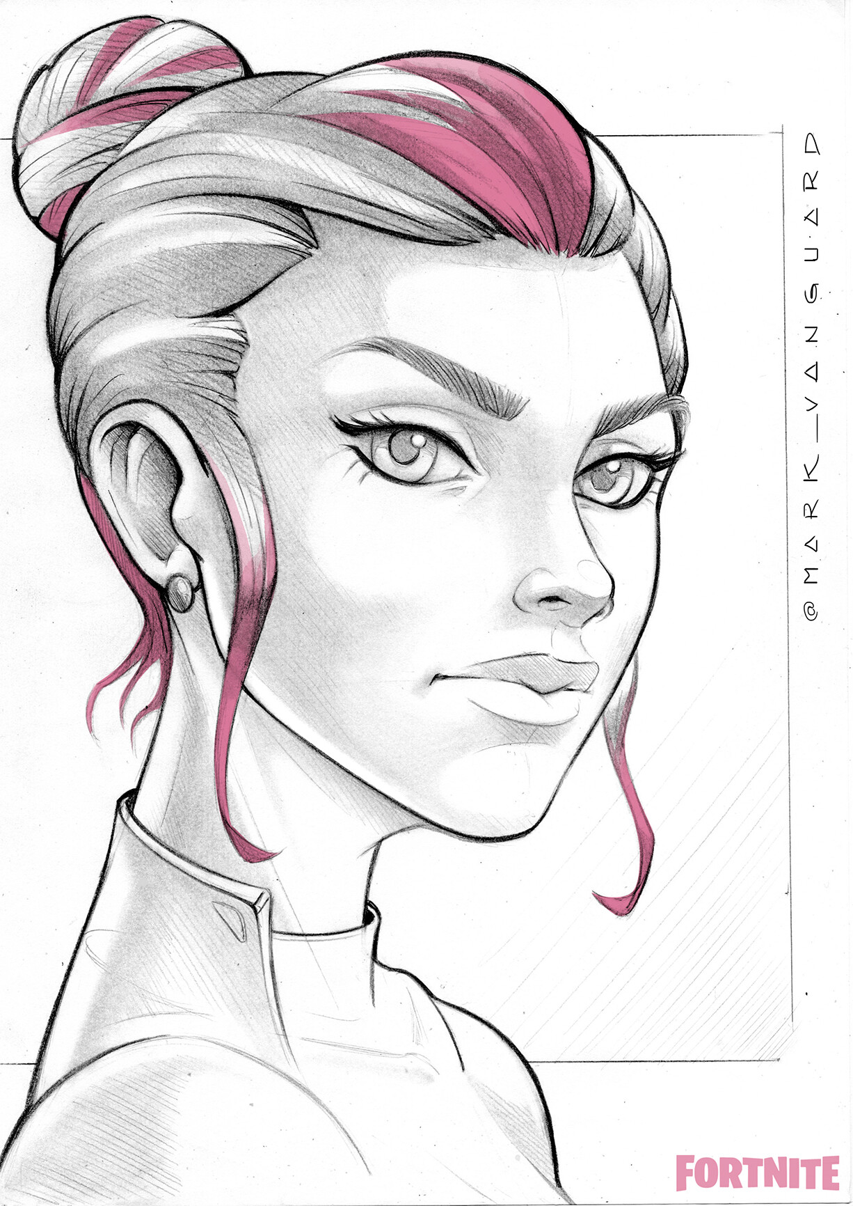 ArtStation - singularity pencil draw fortnite